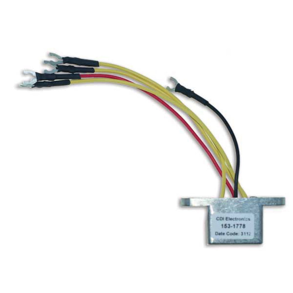 CDI Electronics 153-1778 Johnson/Evinrude Rectifier - 2 Cyl (1974-2005 ...