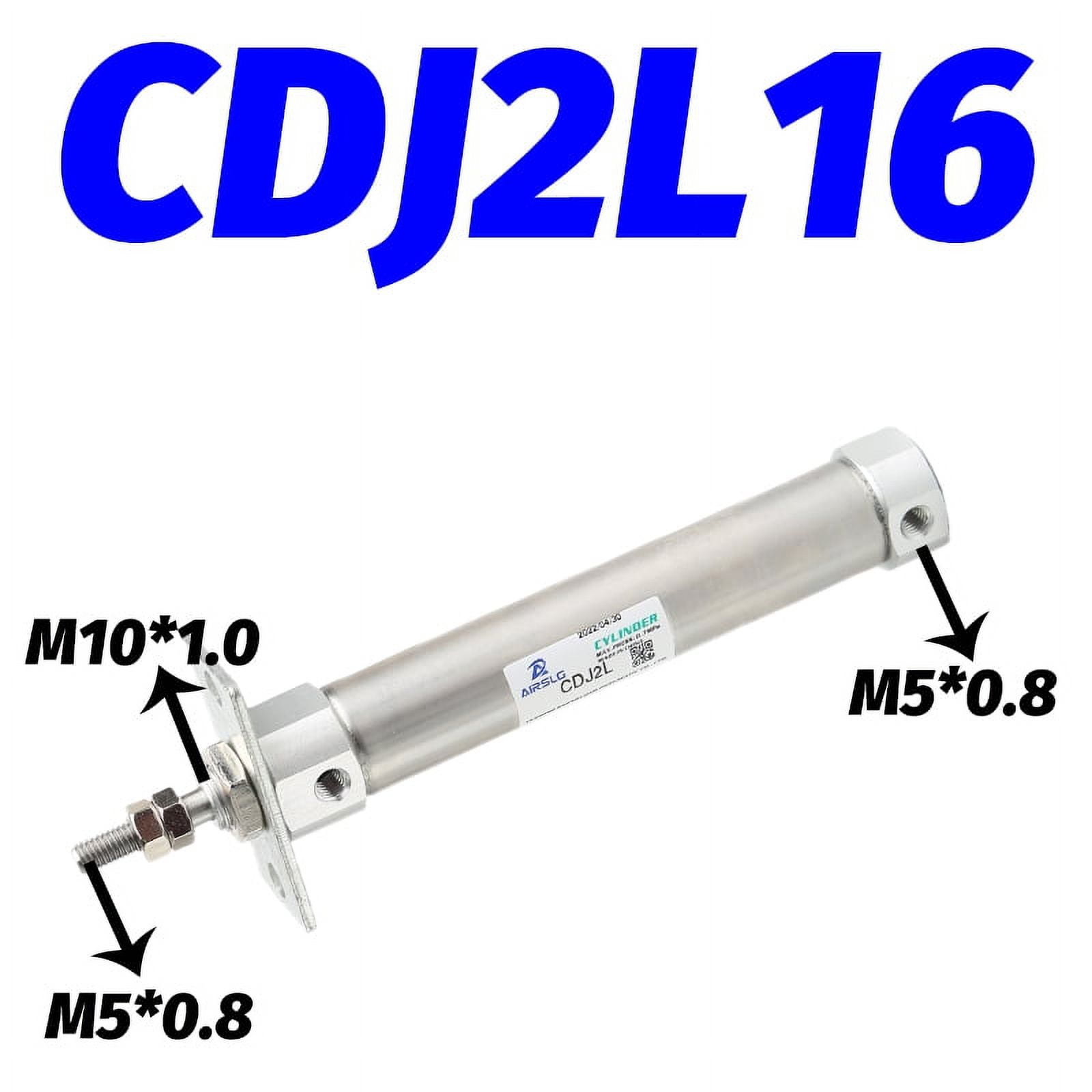CDJ2L16 - 60mm Stroke - Mini Pneumatic Air Cylinder - Walmart.com