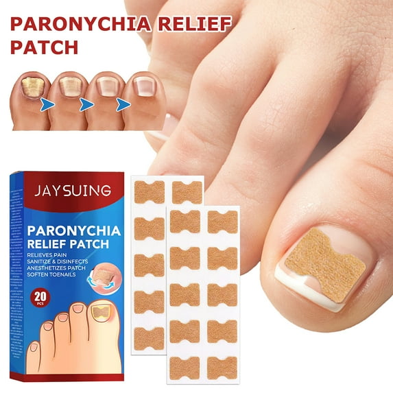 CDJLY 20pcs Nail Repair Patch Waterproof Remove Paronychia Sticker ...