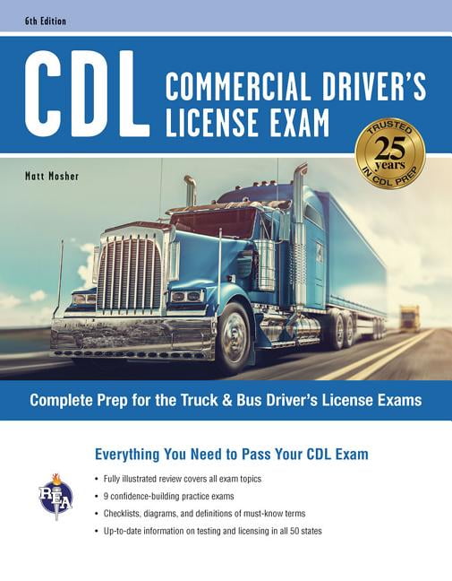CDL Test Preparation: CDL - Commercial Driver's License Exam, 2024-2025 ...