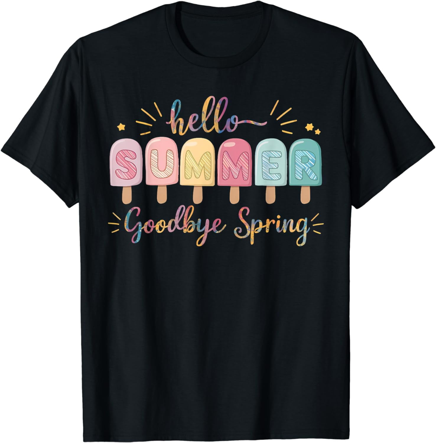 CDMGG Goodbye Spring, Hello Summer Funny Popsicle Cream Graphic graphic ...