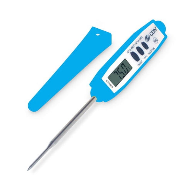 CDN ProAccurate Quick-Read Thin Tip Thermometer, Blue - Walmart ...