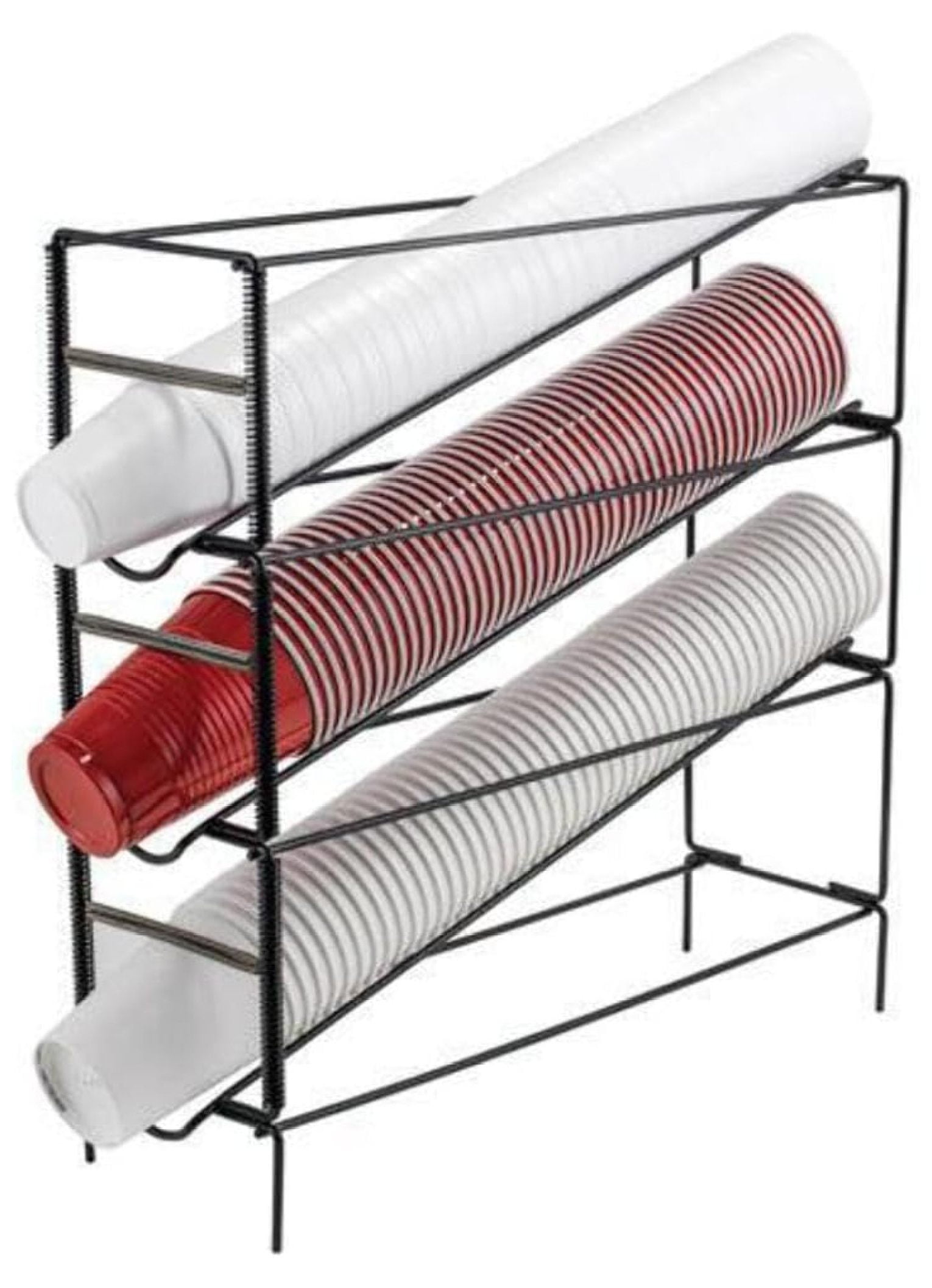 CDR-3 Cup Dispensing Rack Black - Walmart.com