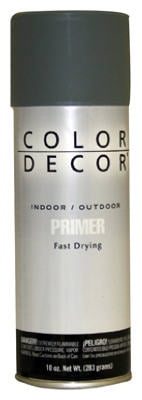 CDS8 Color Decor 10 OZ Gray Primer Interior/Exterior Spray Enamel, Each ...