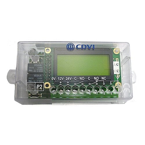 CDVI WR2LCD RADIUM 2-Relay Stand-Alone Receiver and LCD Display ...