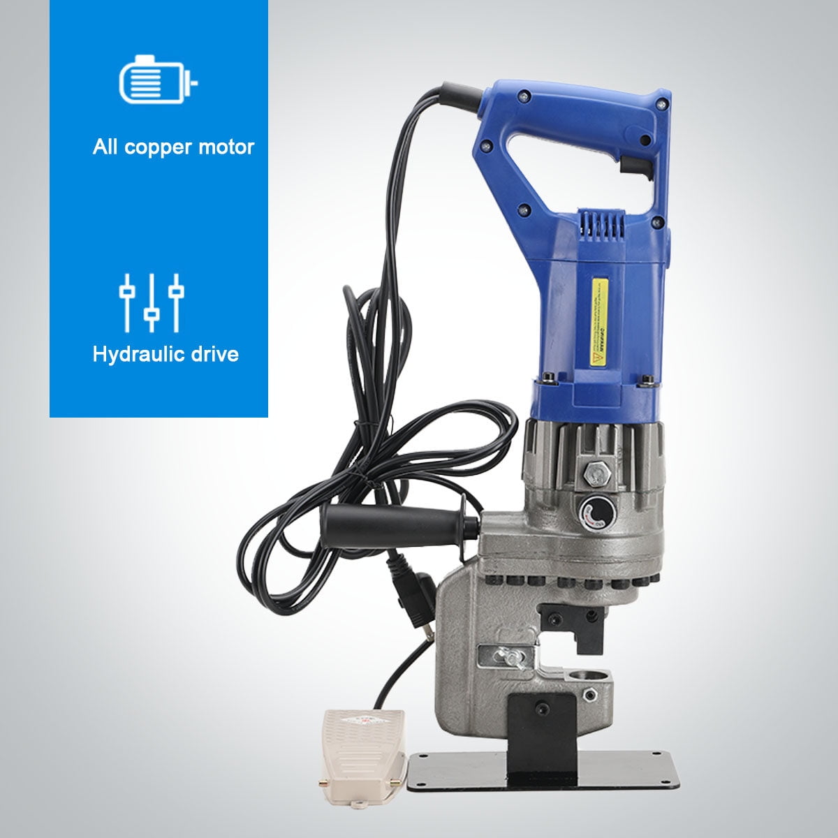 CDZHLTG 1200W 110V Hydraulic Puncher Electric Hydraulic Punching Tool ...