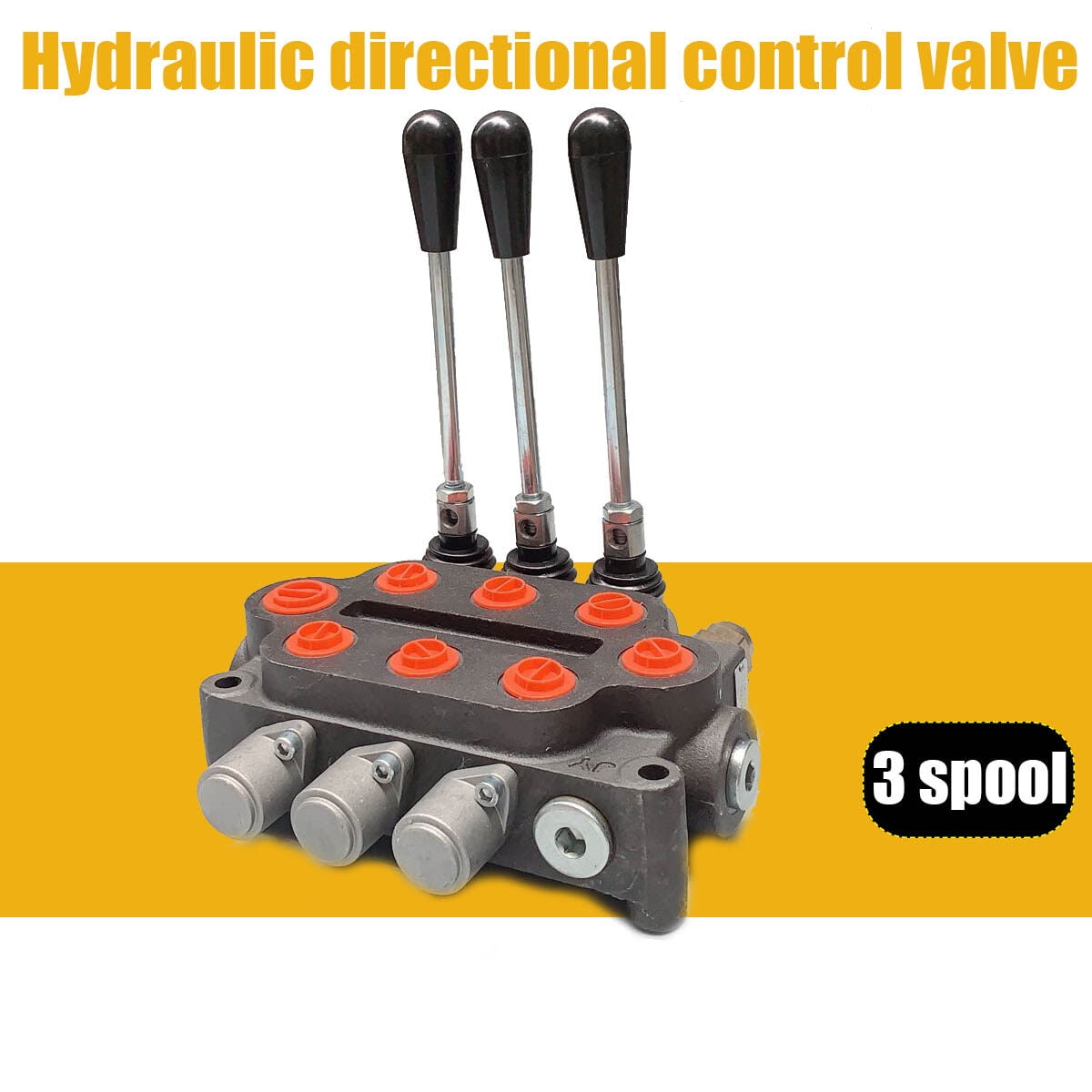 CDZHLTG 3000PSI 25GPM Hydraulic Spool Valve 3 Spool Tractors Loaders 1/ ...