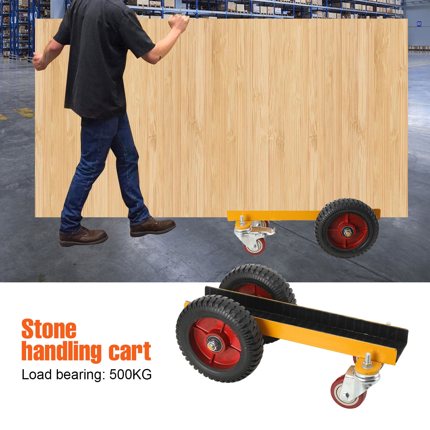 CDZHLTG Adjustable Drywall Mover Panel Drywall Cart Material Handling ...