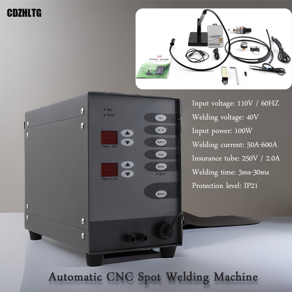 CDZHLTG Automatic CNC Spot Welding Machine Jewelry Welder 110V Pulse ...