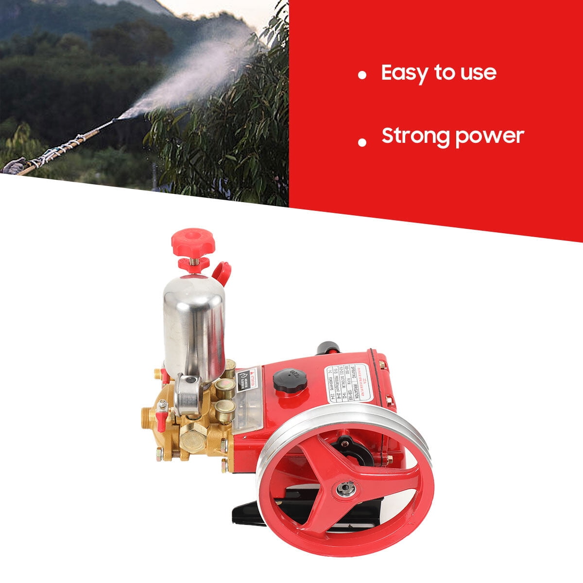 CDZHLTG High Pressure Triplex Cylinders Plunger Pump Agricultural Motor ...