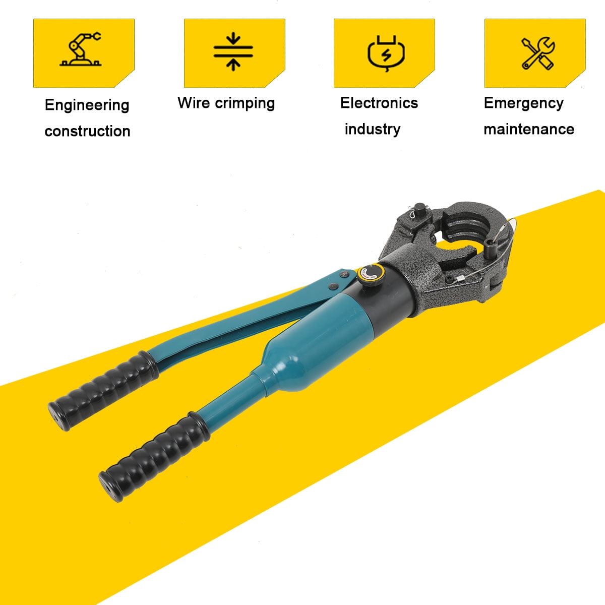 CDZHLTG Hydraulic Crimper Tool for Stainless Steel Cable Railing Kit ...