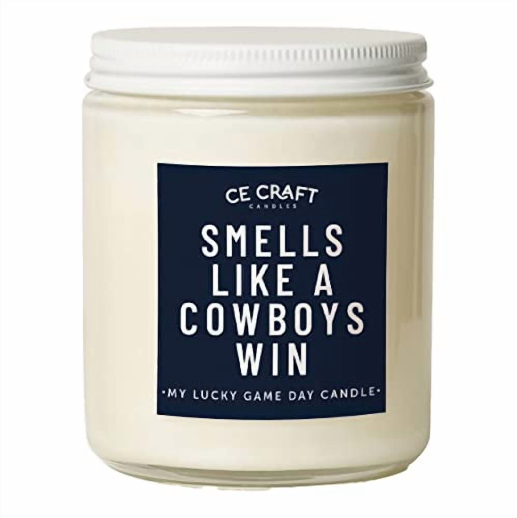 CE Craft - Smells Like A Cowboys Win Candle - Football Themed Candle ...