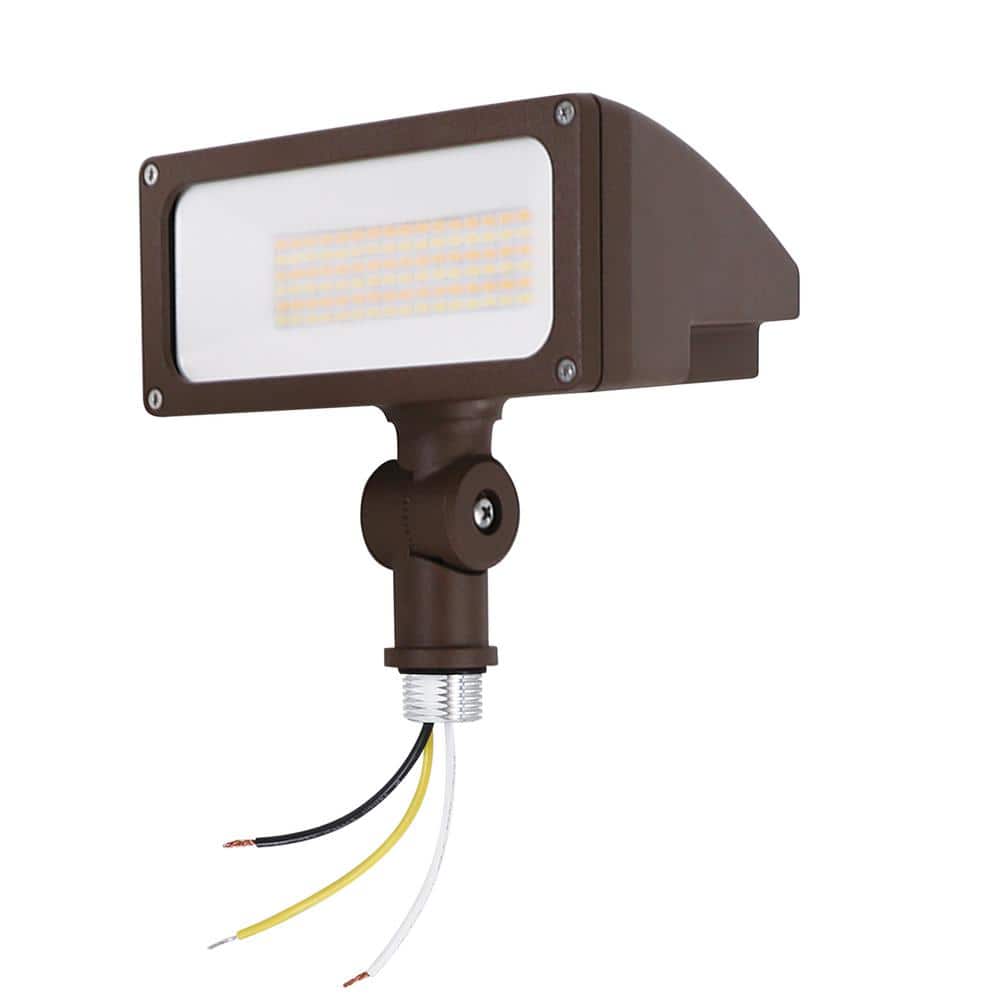 CE Dual 20/33-Watt Lumen Floodlight with 3CCT Waterproof Floodlight w ...