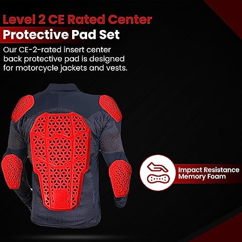 CE Level 2 Certified Armor Pads, Level 2 Approved Back, Shoulder and ...