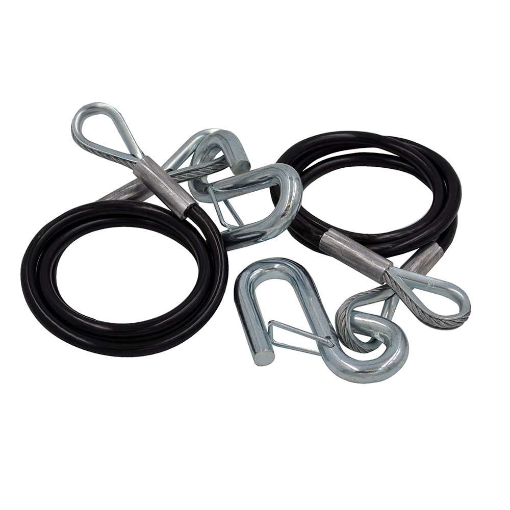 C.E. Smith Safety Cables - 3500lb Capacity - PVC Coated - Pair [16662A ...
