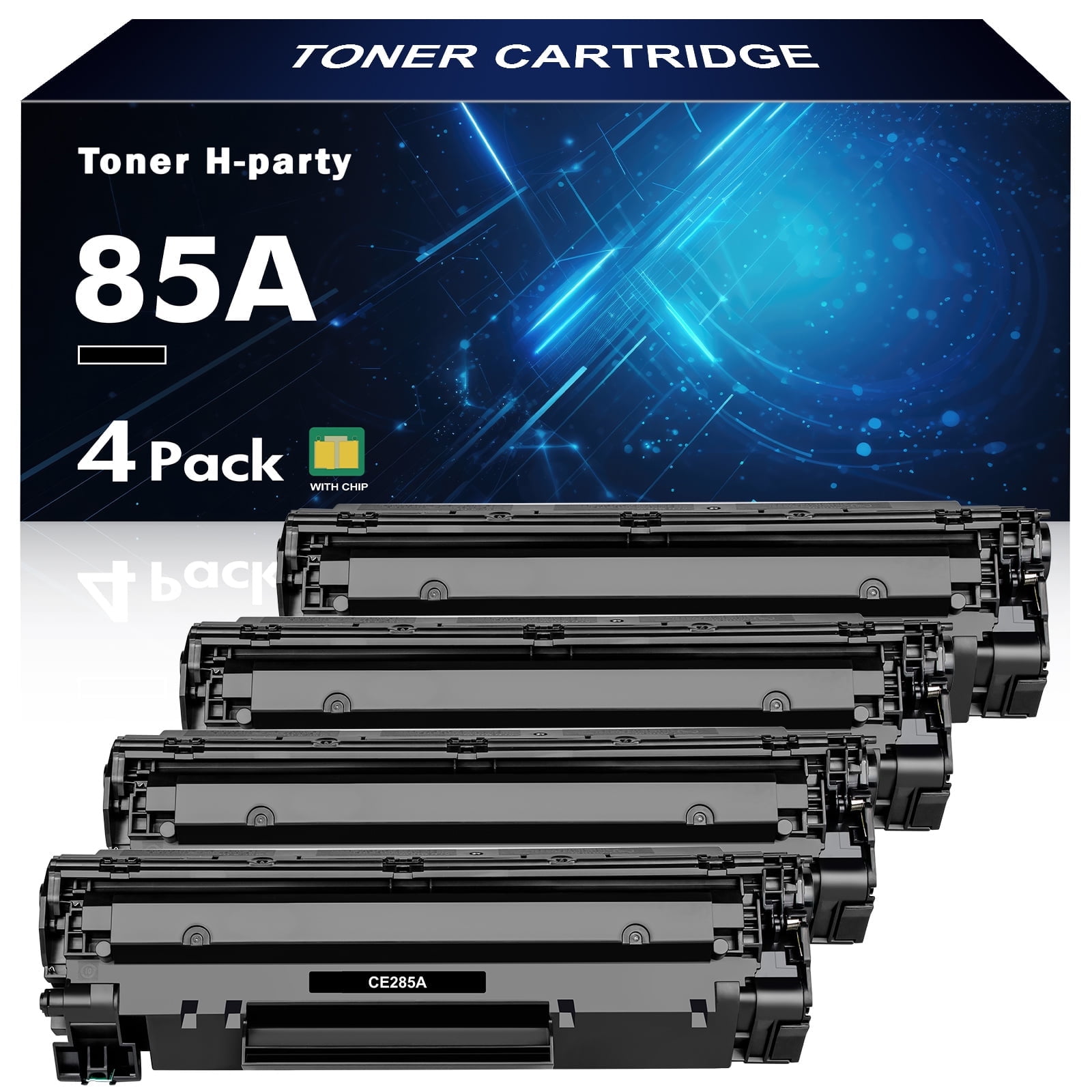 CE285A 85A Black Toner Cartridge Compatible for HP 85A CE285D 285A HP ...