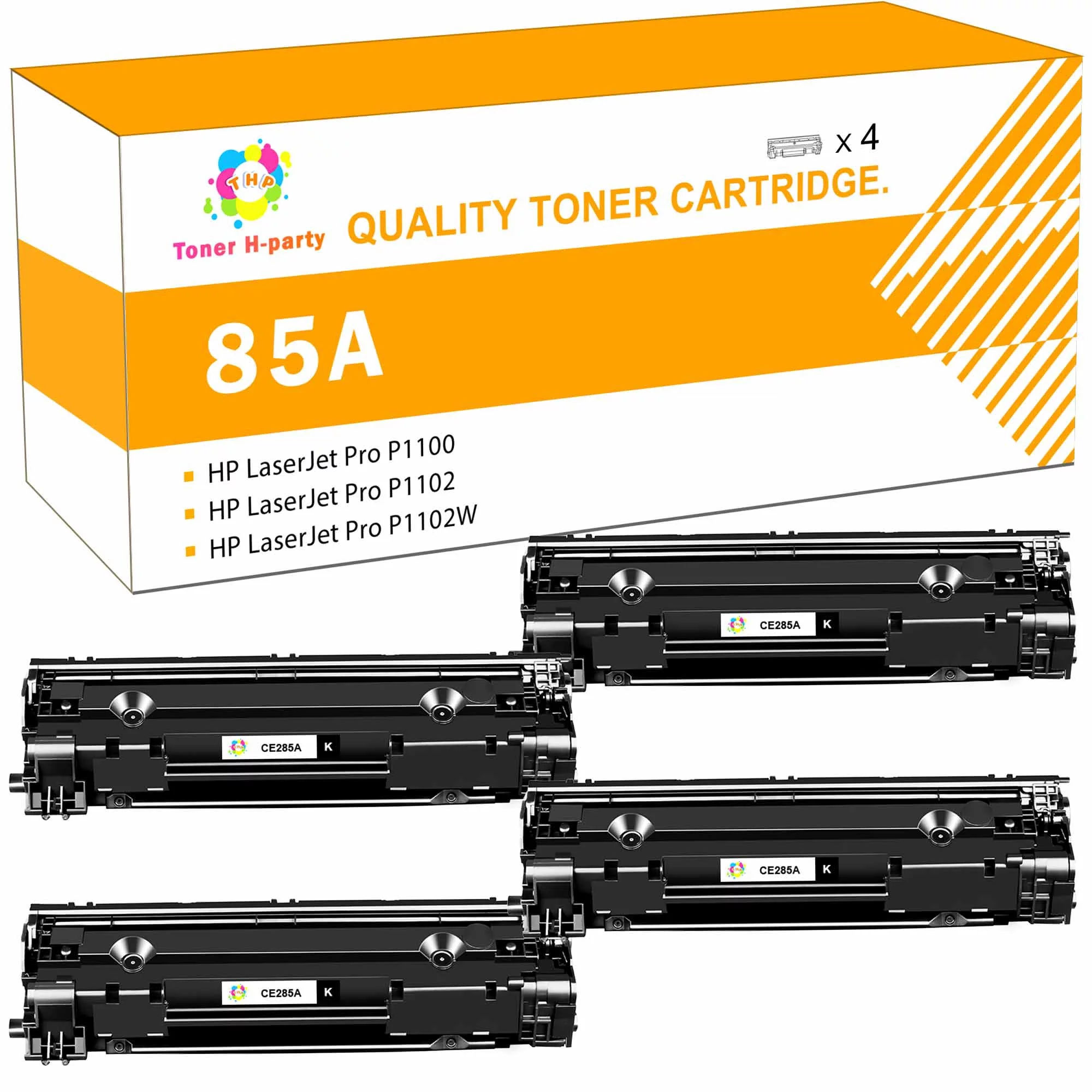 CE285A 85A Toner Cartridge Black Compatible for HP 85A CE285A CE285D ...