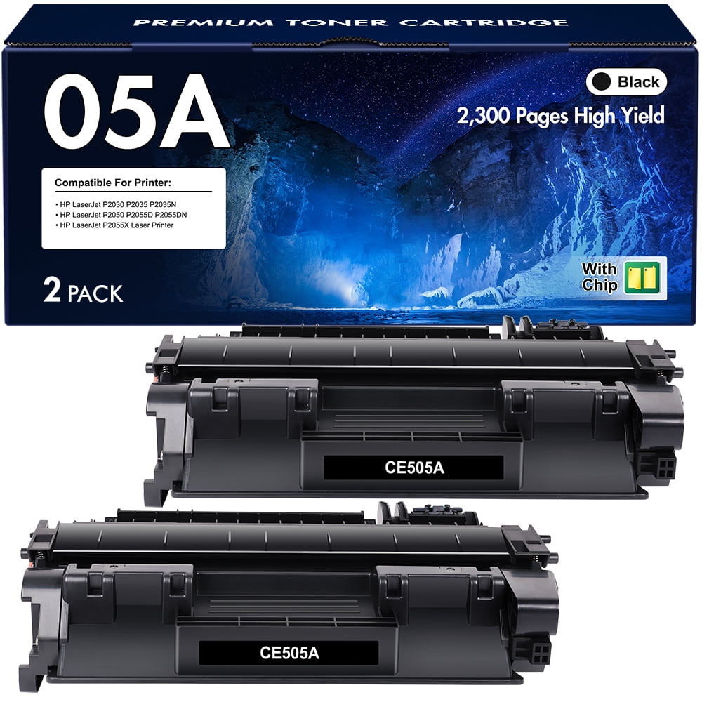 HP 05A CE505A Compatible Toner Cartridge for Laserjet P2035N P2055DN 2 ...