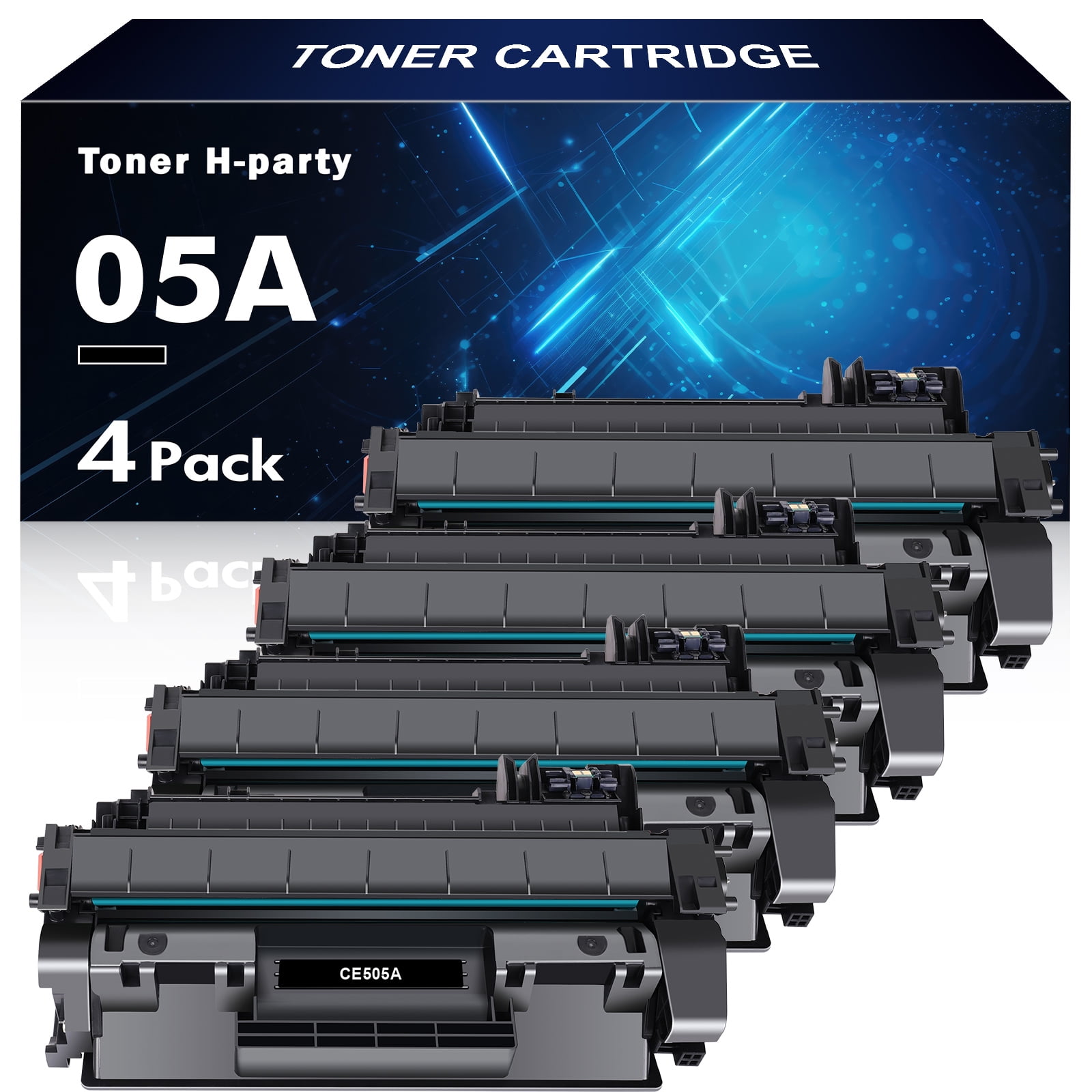 CE505A Toner Compatible for HP 05A Toner Cartridge Black for HP CE505A ...