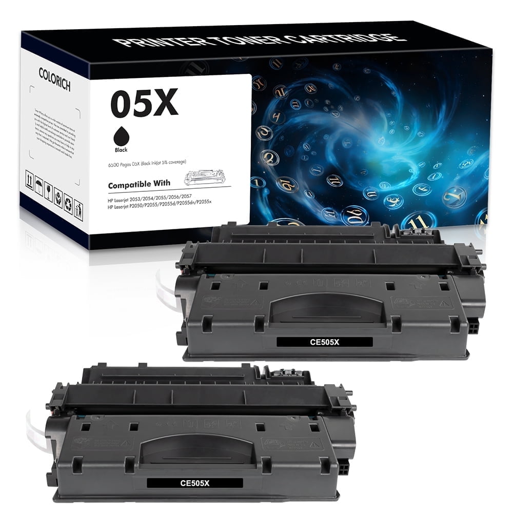 CE505X 05X Toner Cartridge Printer Cartridge, Compatible for HP P2055 ...
