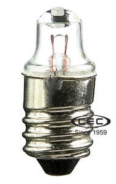 CEC INDUSTRIES 243 LAMP, INCANDESCENT, EDISON SCREW/E10, 2.33V, 629MW ...