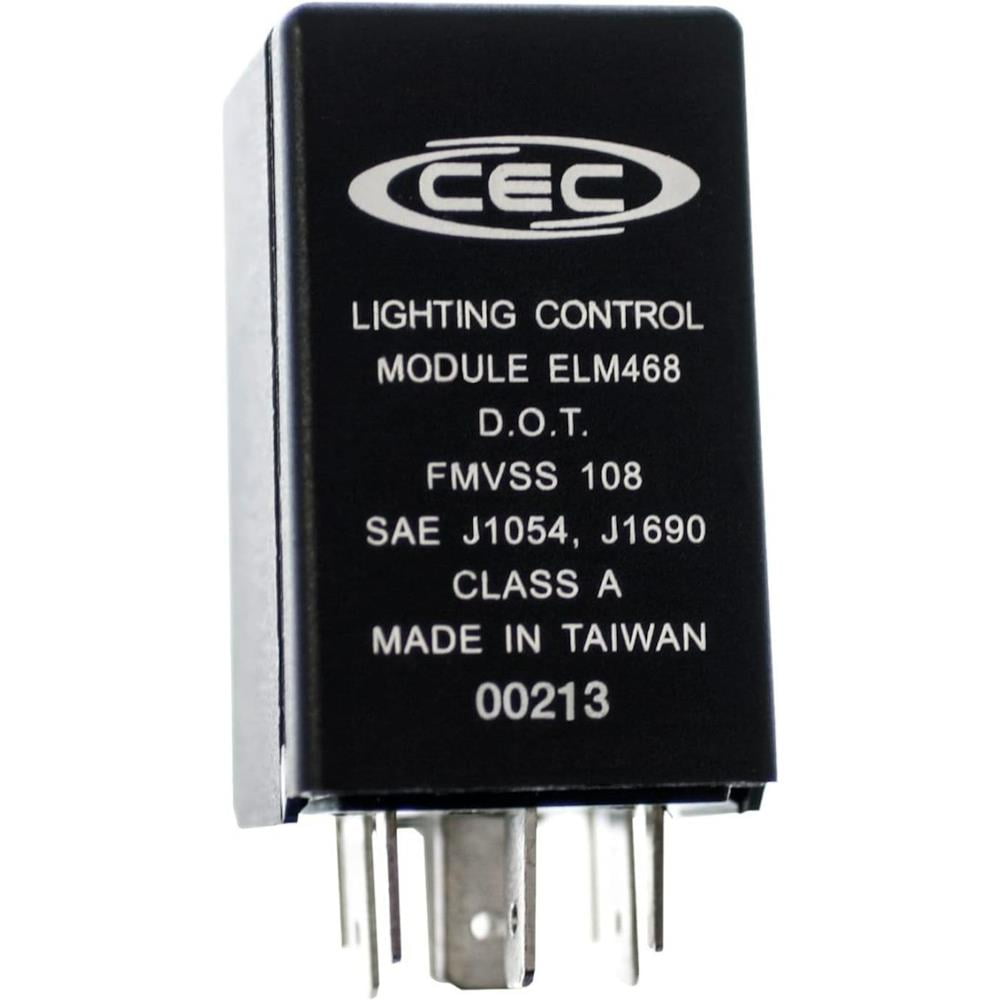 CEC Industries Electronic Turn Signal Flasher Relay 12 Amp ELM468 ...