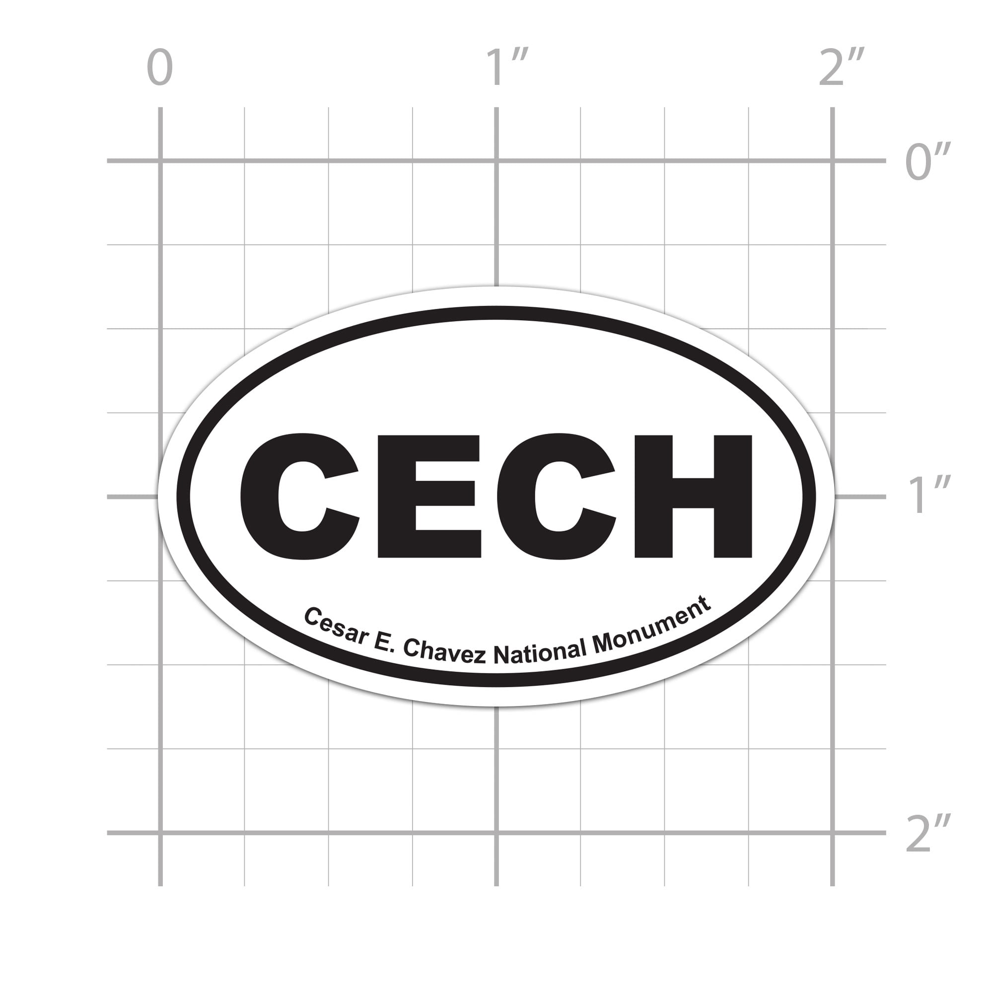 CECH Cesar E. Chavez National Monument Sticker for water bottle phone ...