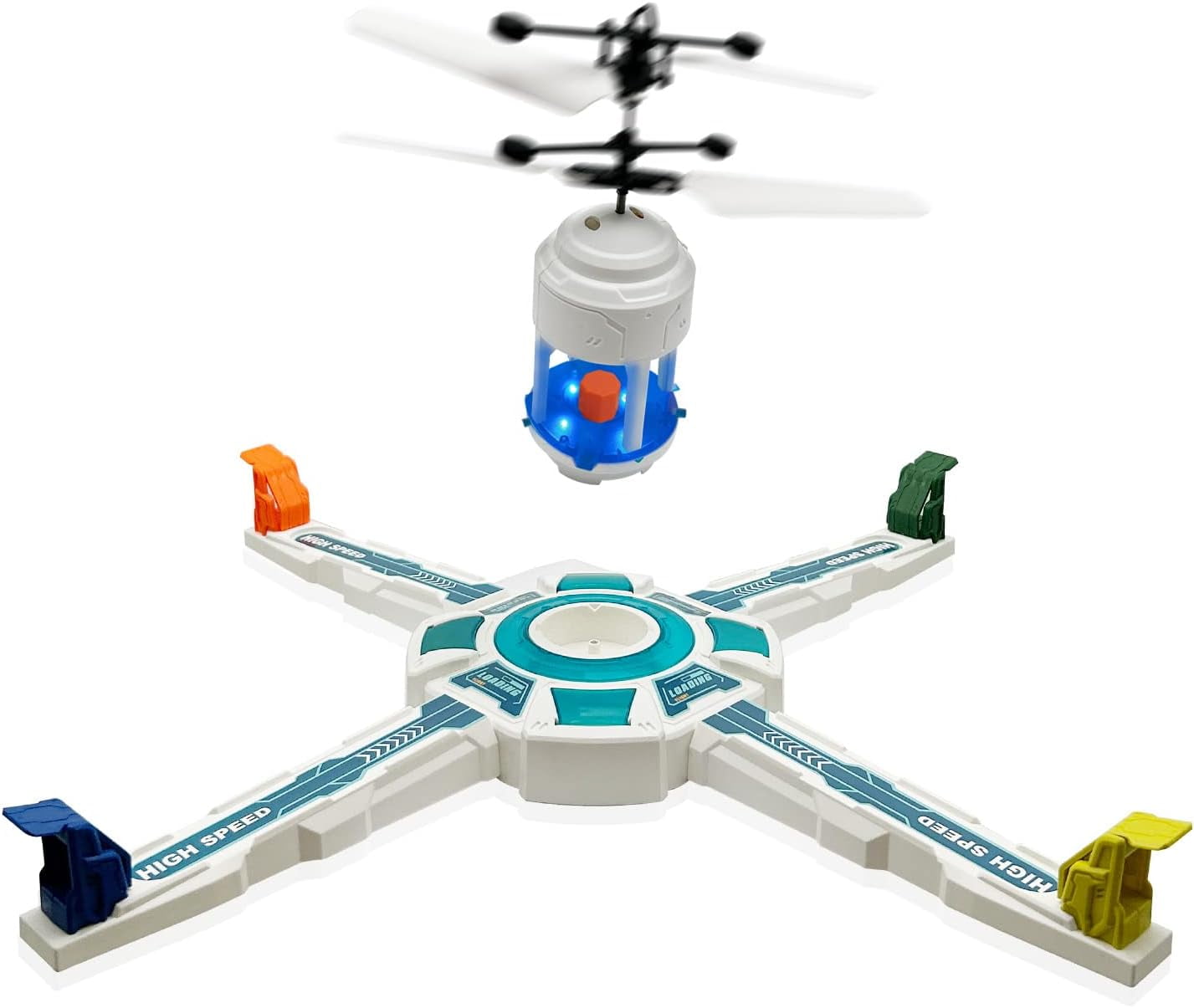 CEDQ 2-4 Players Battle Drone Board Games, Spinner Drones for Kids ...