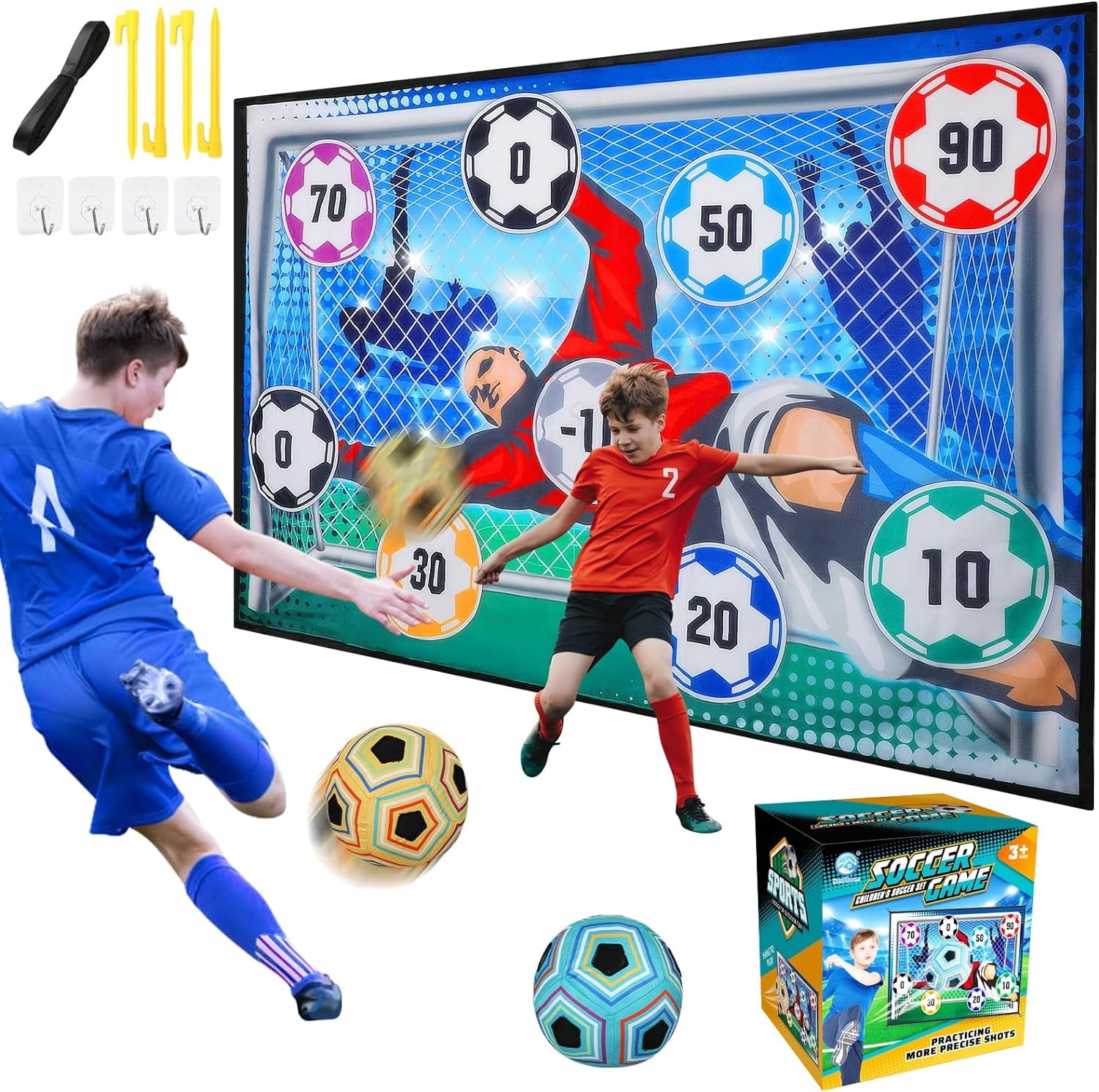 CEDQ Toy Soccer Ball Game Set for Boys and Girls,Kids Sports Toys ...