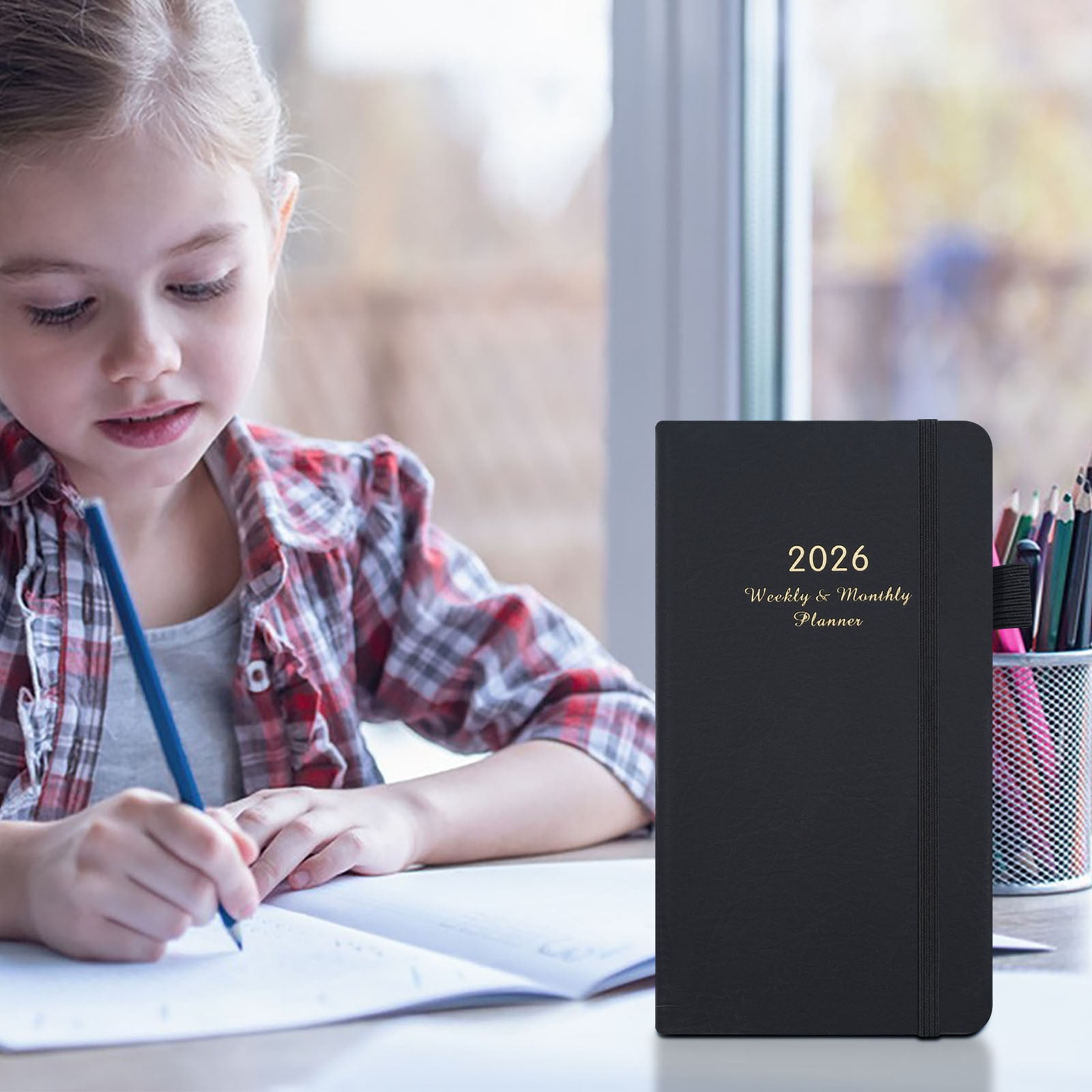 CEHVOM 2026 Diary with Elastic Bands – Compact Bound Book, 19x10cm ...