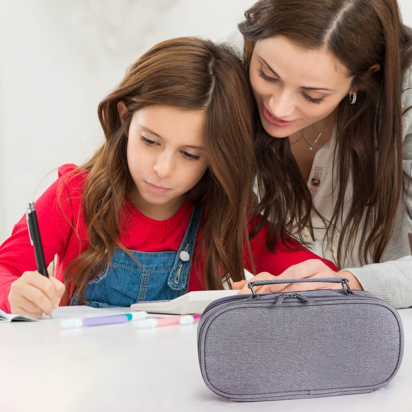 CEHVOM 2pc Pencil Case Plastic Portable Large Capacity Pen Bag ... CEHVOM 2pc Pencil Case Plastic Portable Large Capacity Pen Bag ...