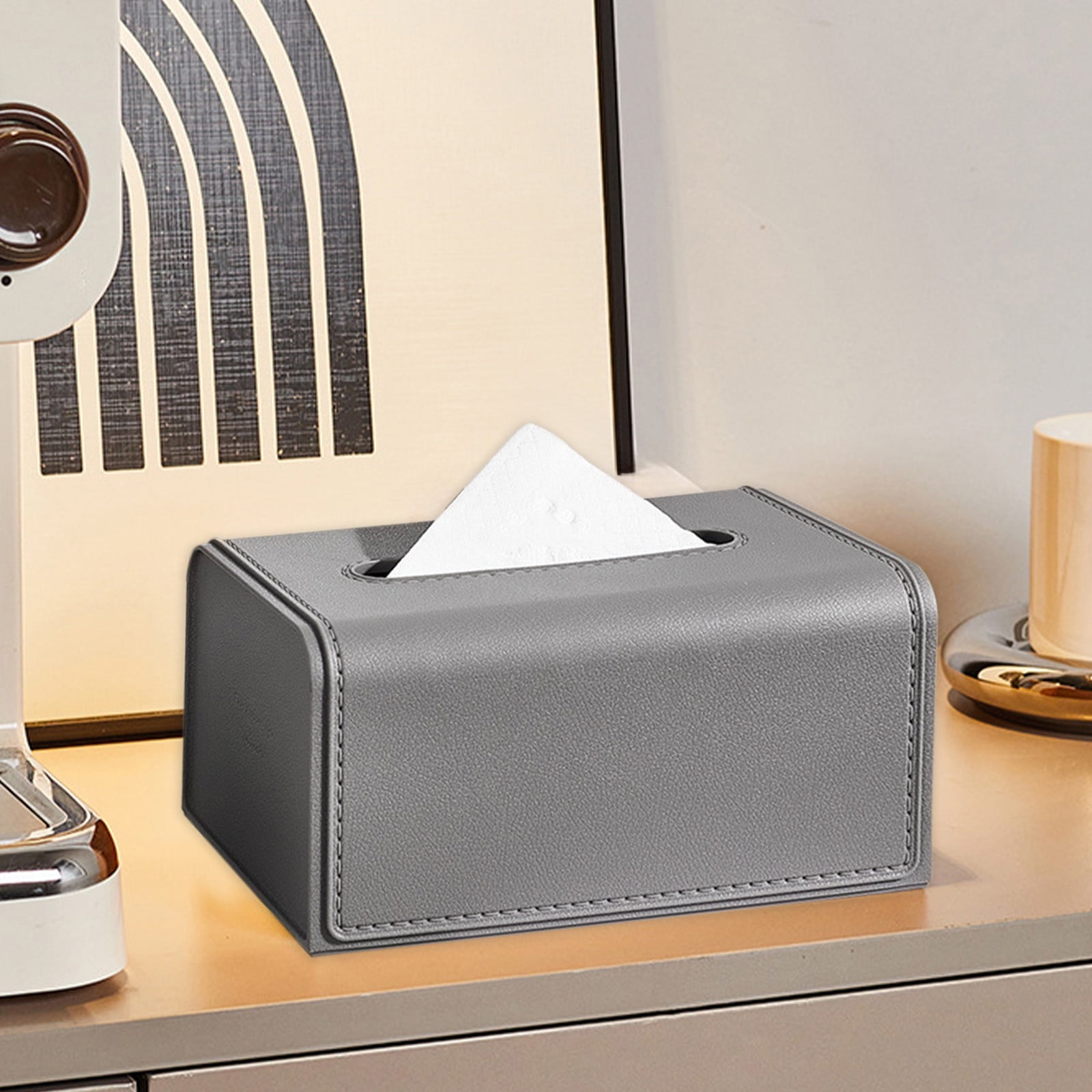 CEHVOM 2pc Tissue Box Cover Tissue Box Home Living Room Coffee Table ...