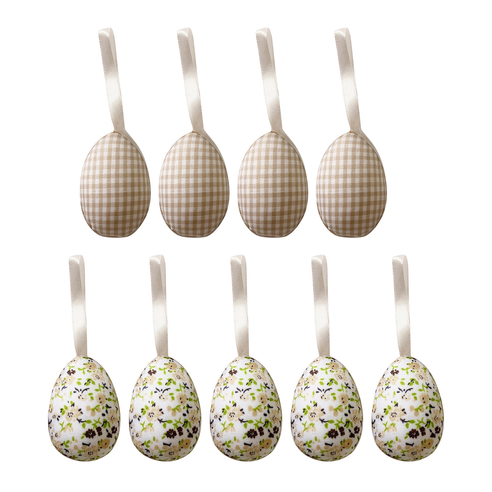 CEHVOM 9PC Happy Easter Colorful Easter Bunny Hanging Crafts Home Decor ...