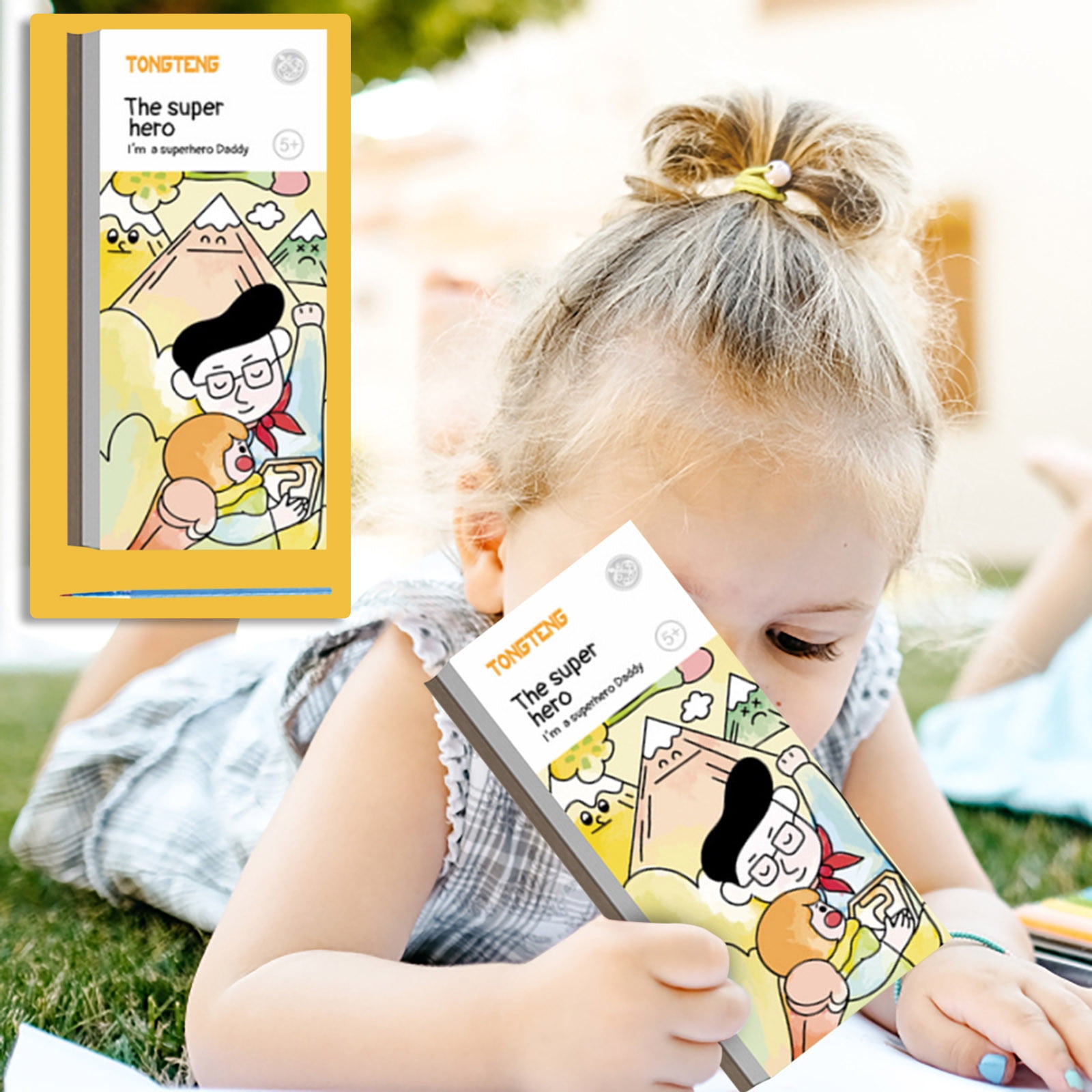 CEHVOM Educational Toys for 3 Year Old Pocket Watercolor Painting Book ...