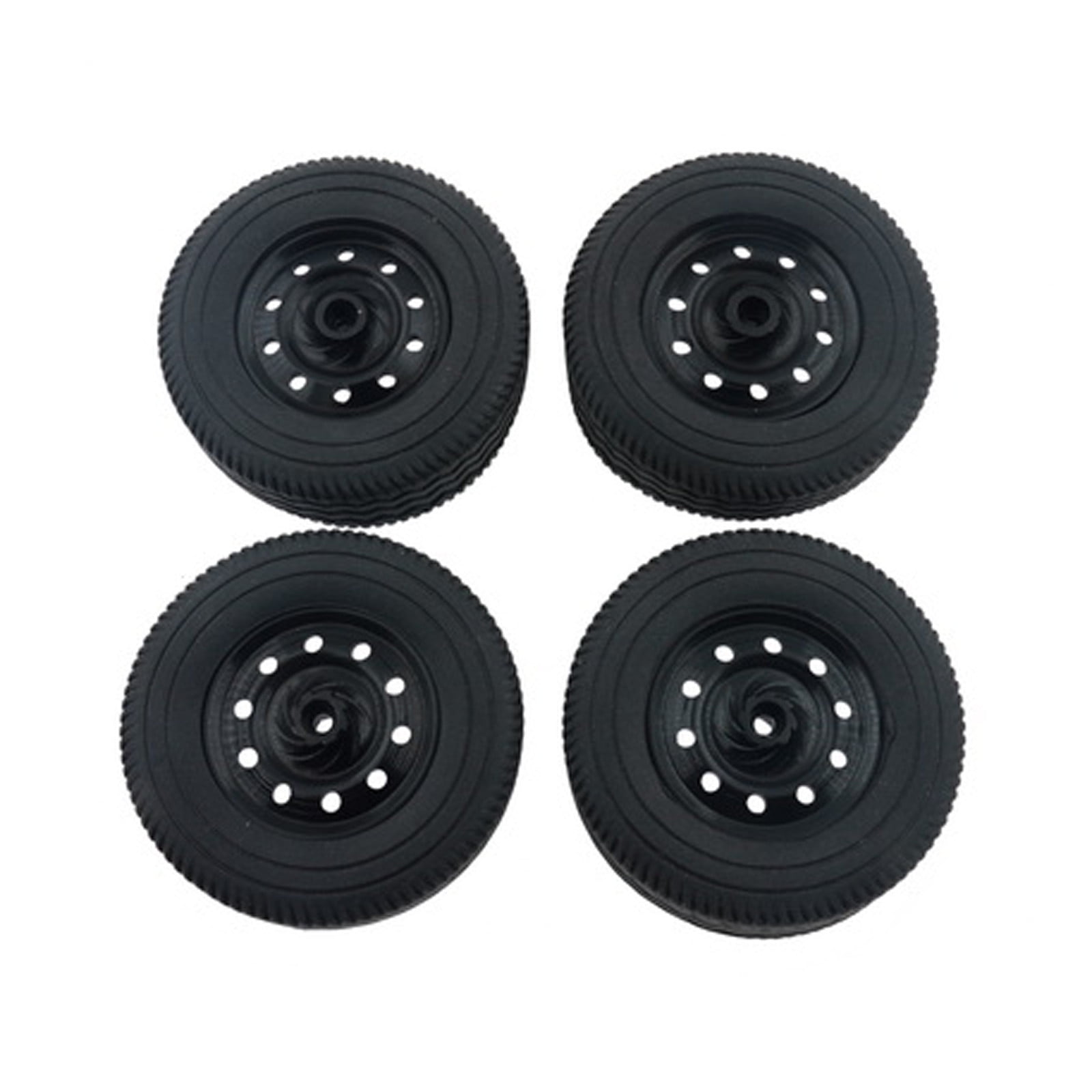 CEHVOM Friction Powered Cars Push 4PCS Metal Wheel Hub Tires Kit For ...