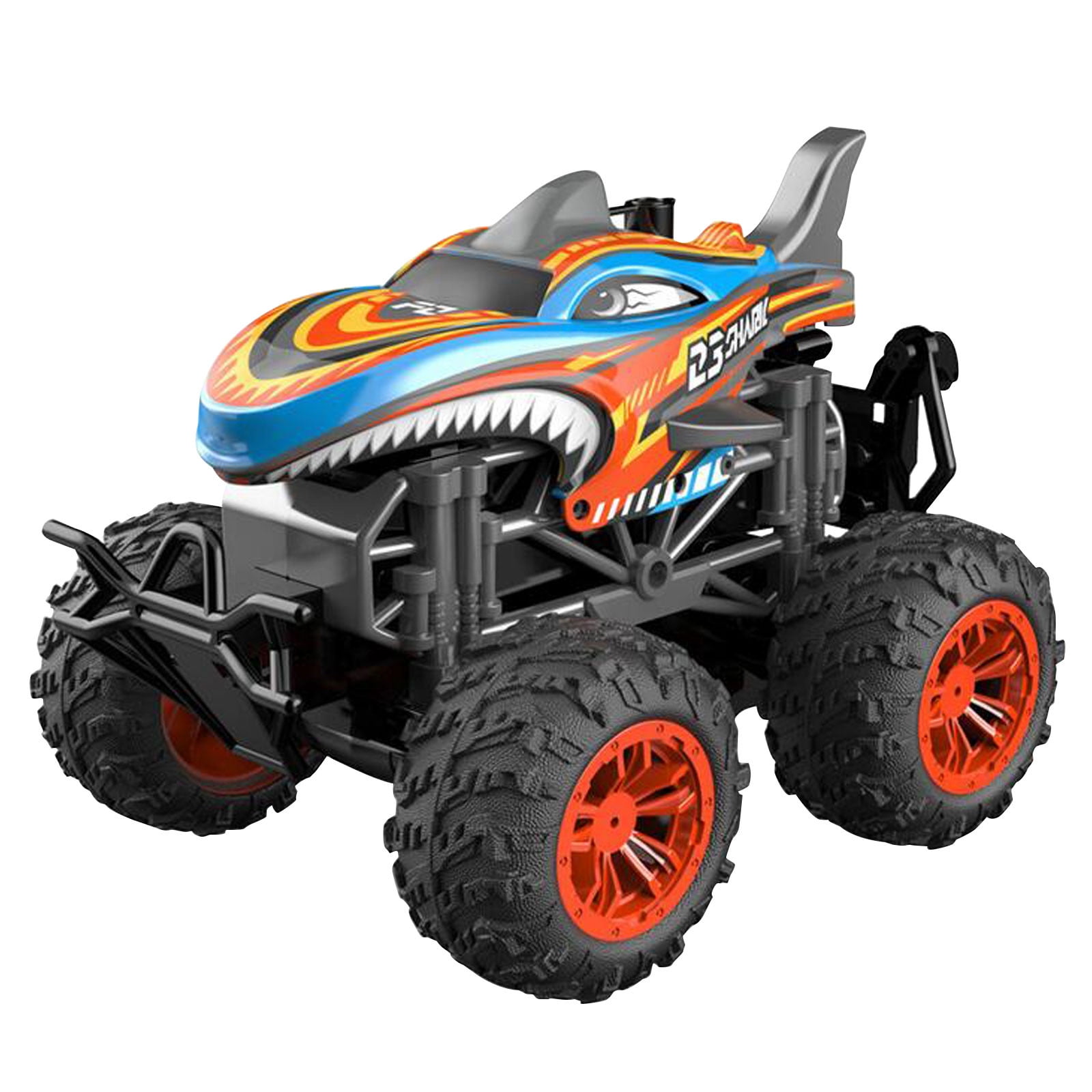 CEHVOM Friction Powered Cars Push Remote Control Car Stunt Spray Car ...