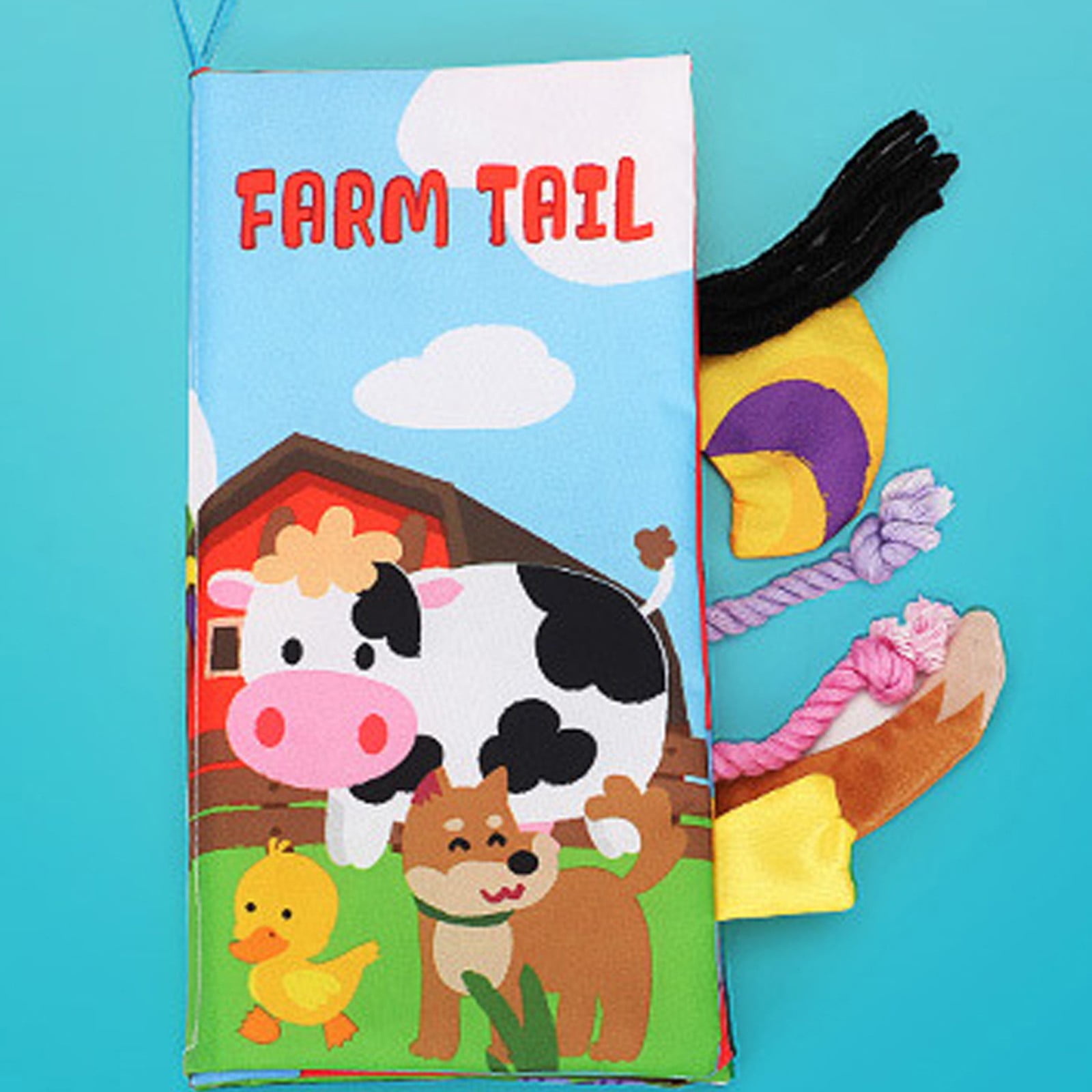 CEHVOM Kid Cloth Book Infant Baby Intelligence Development Toy Cognize ...