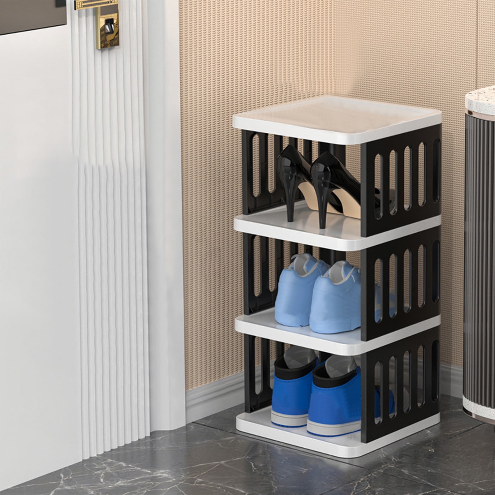 CEHVOM Mini Storage Rack Shoe Rack Shoe Rack Storage Organizer With 4 ...