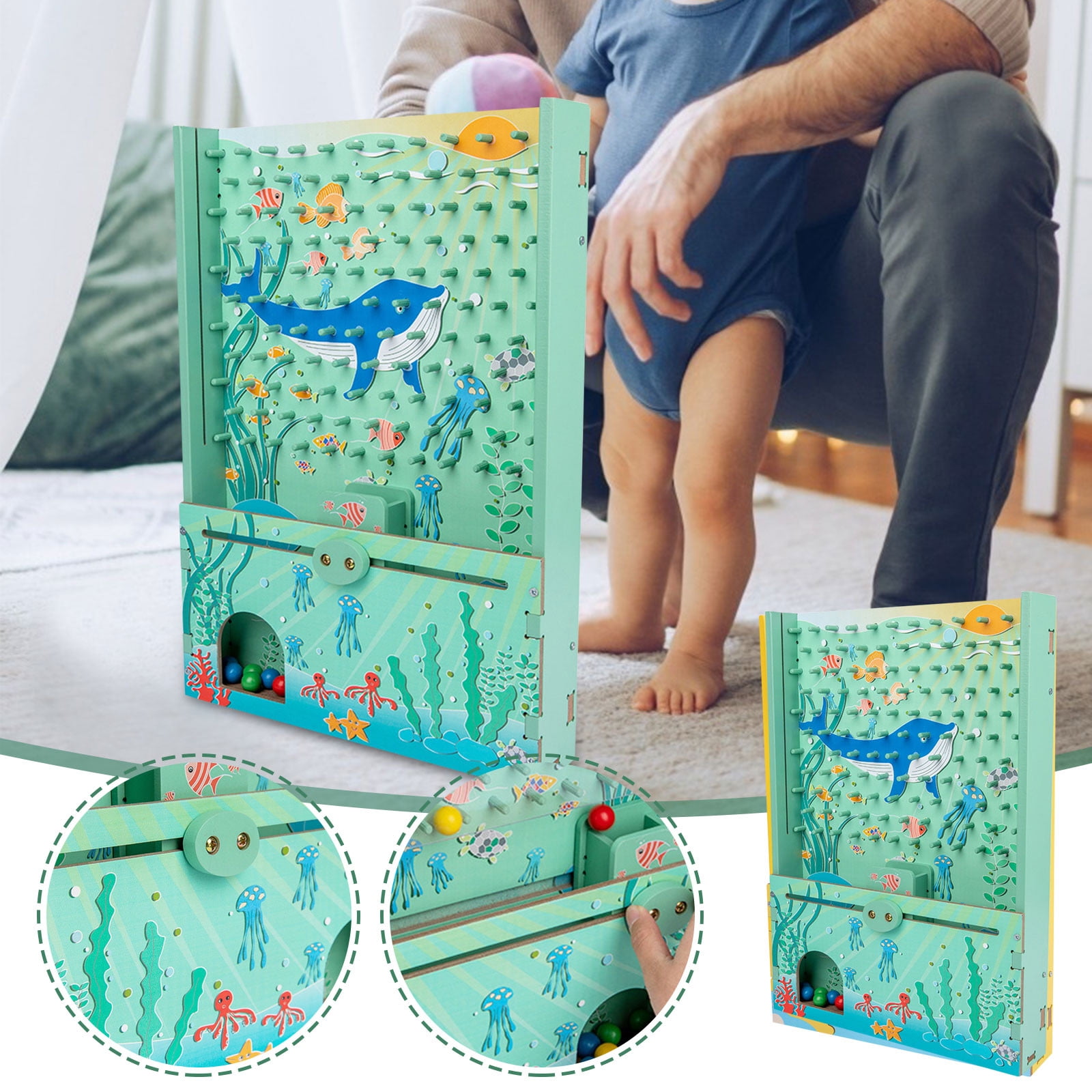 CEHVOM New Arrival Wooden Catcher Quick Catching Games Educational ...