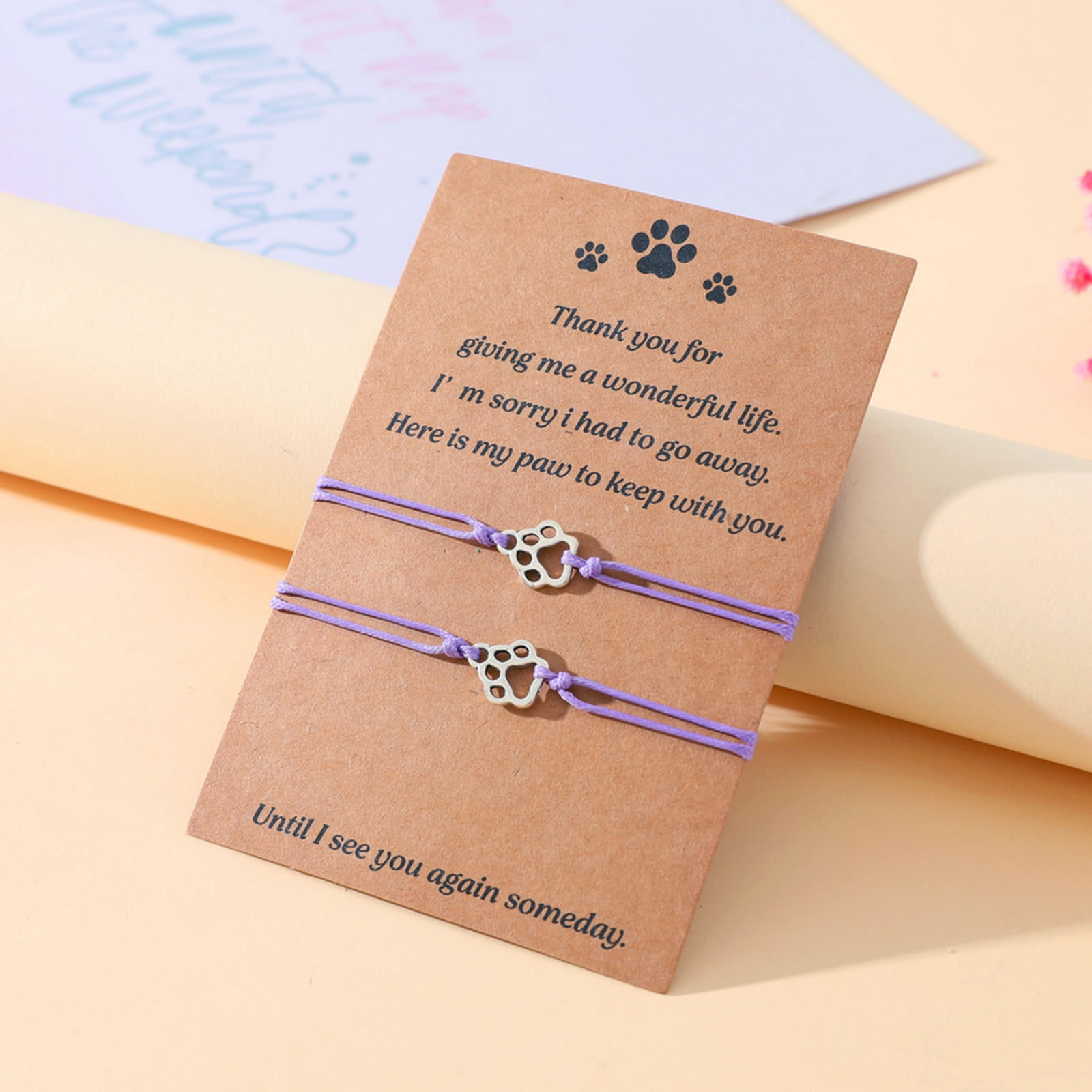 CEHVOM Pet Products Multi Color Thread Claw Print Hand Woven ...