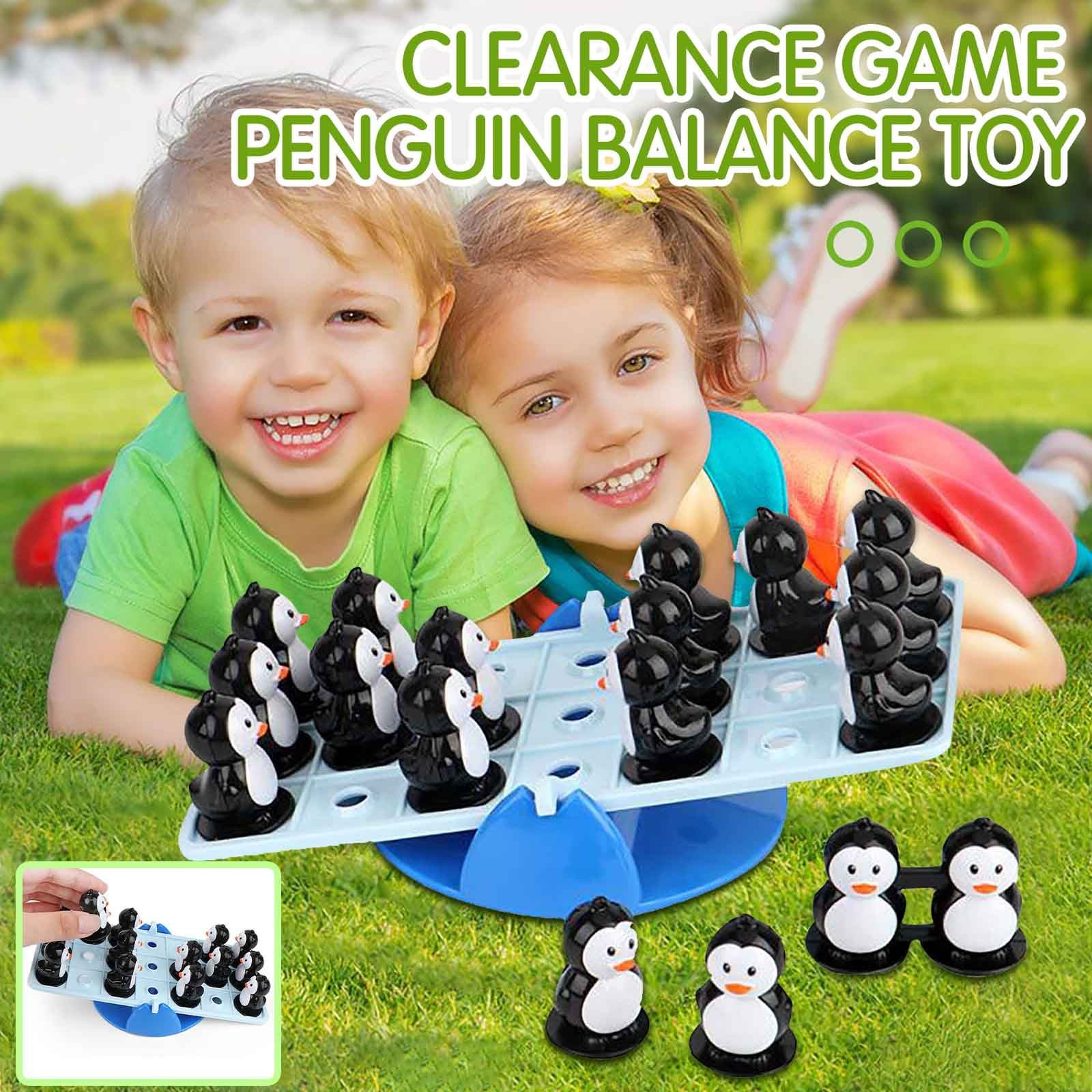 CEHVOM Puzzle Penguin Crossing Game Parent-Child Interactive Board Game ...