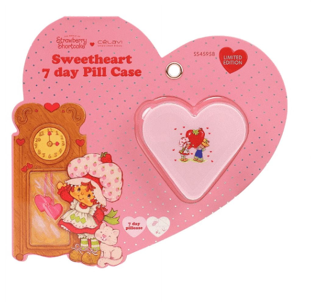 CELAVI STRAWBERRY SHORTCAKE SWEETHEART 7 DAY PILL CASE - Walmart.com