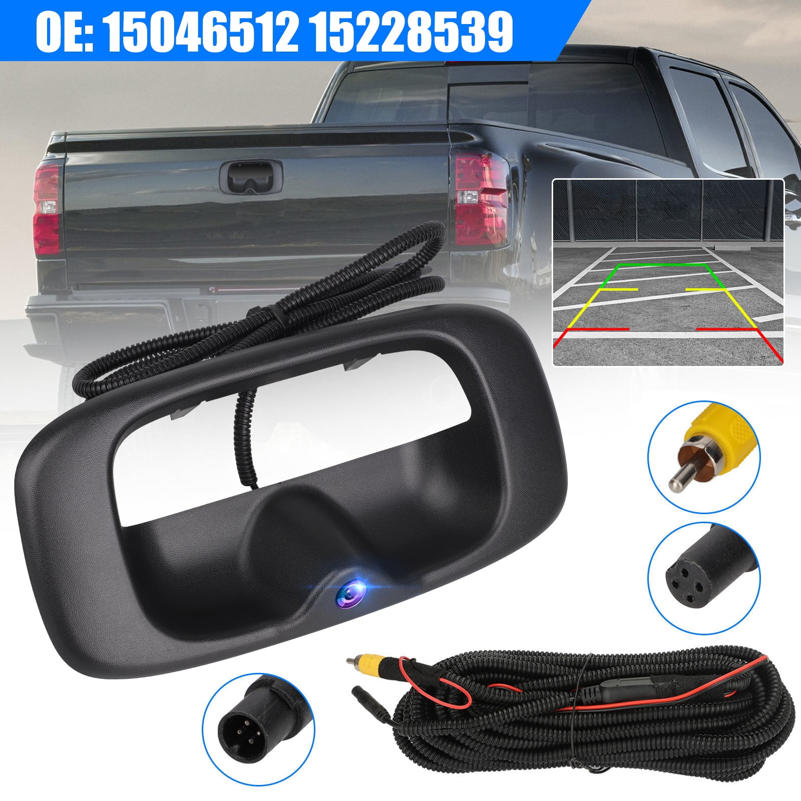 CELECTIGO 15228539 Rear Tailgate Handle Backup Camera,Car Rear View ...