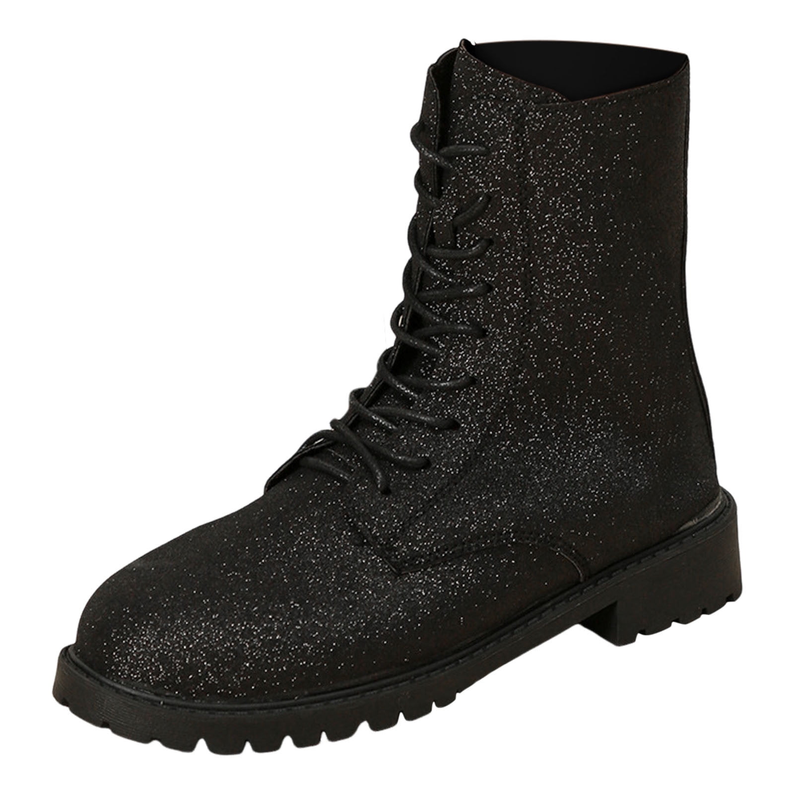 CELIEAN Women Ankle Boots Fashionable New Pattern Shiny And Simple ...