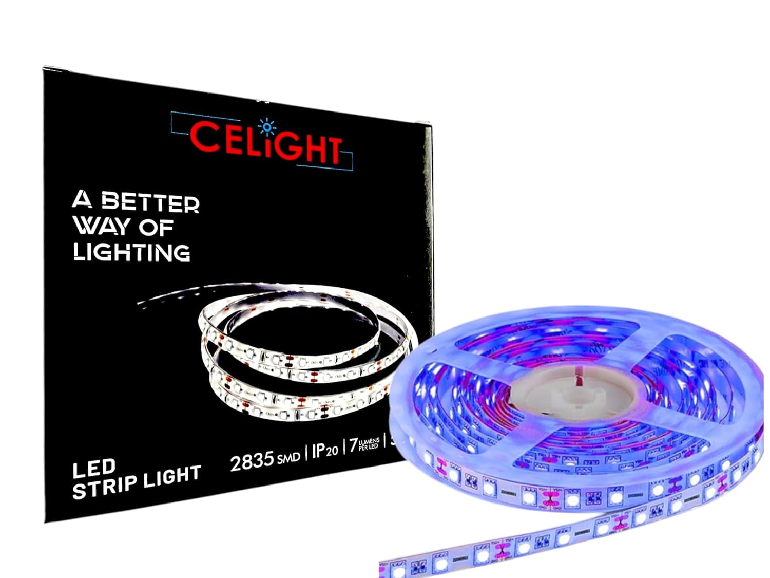 CELIGHT 5 Meter 120 Led per Meter Bue Led Strip with ...