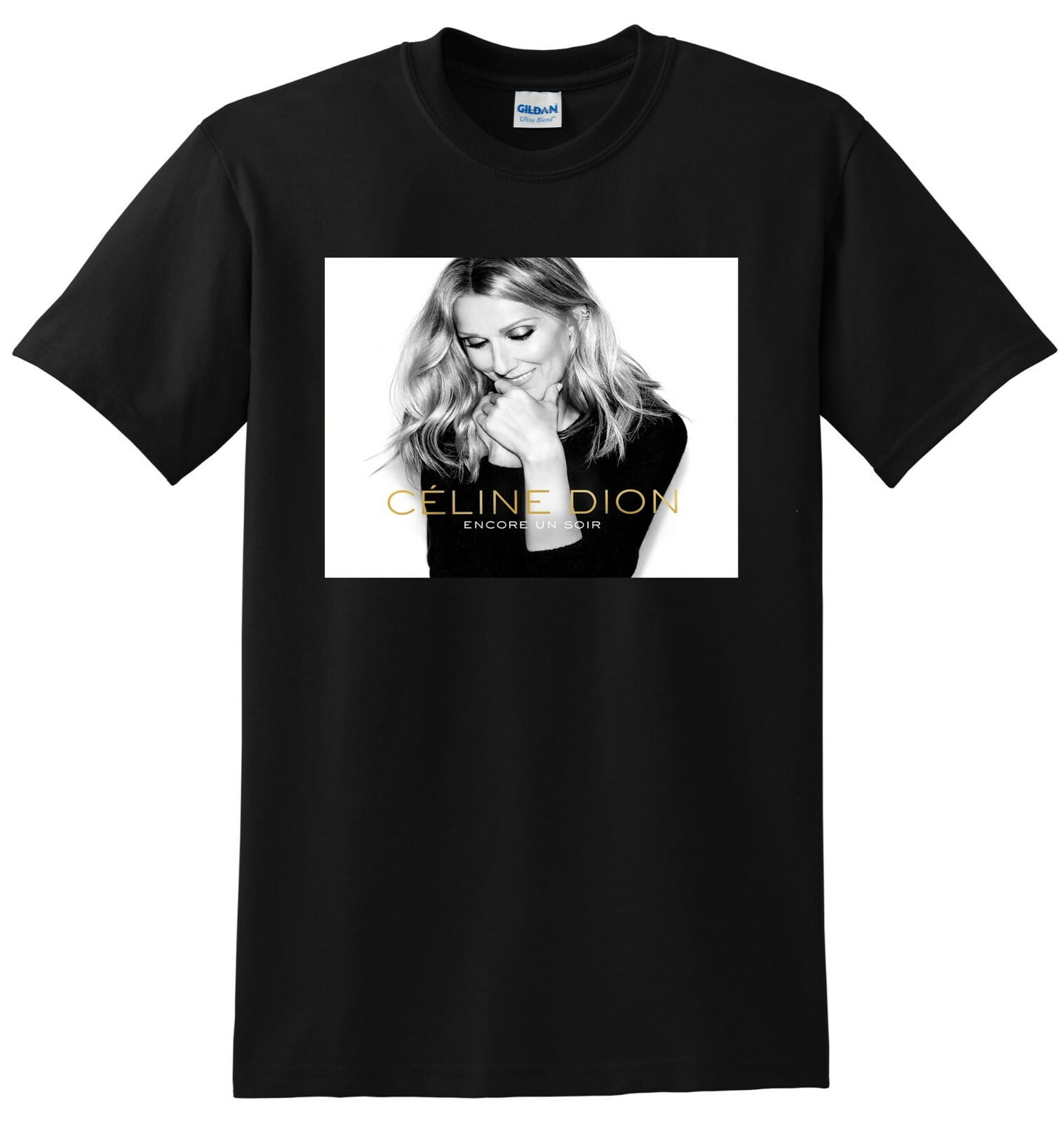 CELINE DION T SHIRT encore un soir vinyl cd cover SMALL MEDIUM LARGE XL - Walmart.com