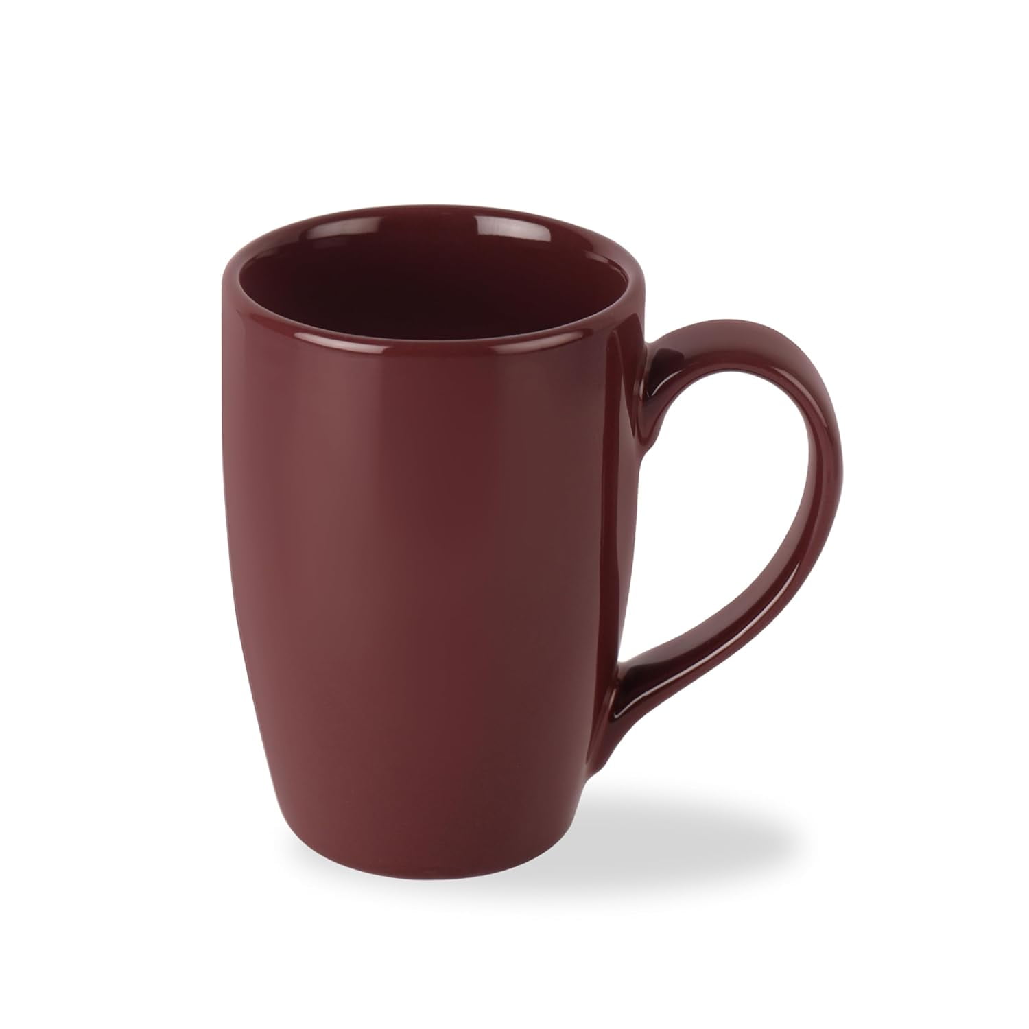 CELLO Tierra Nexus Color Big Burgundy Mug Set of 1 300ml Brown Scratch ...