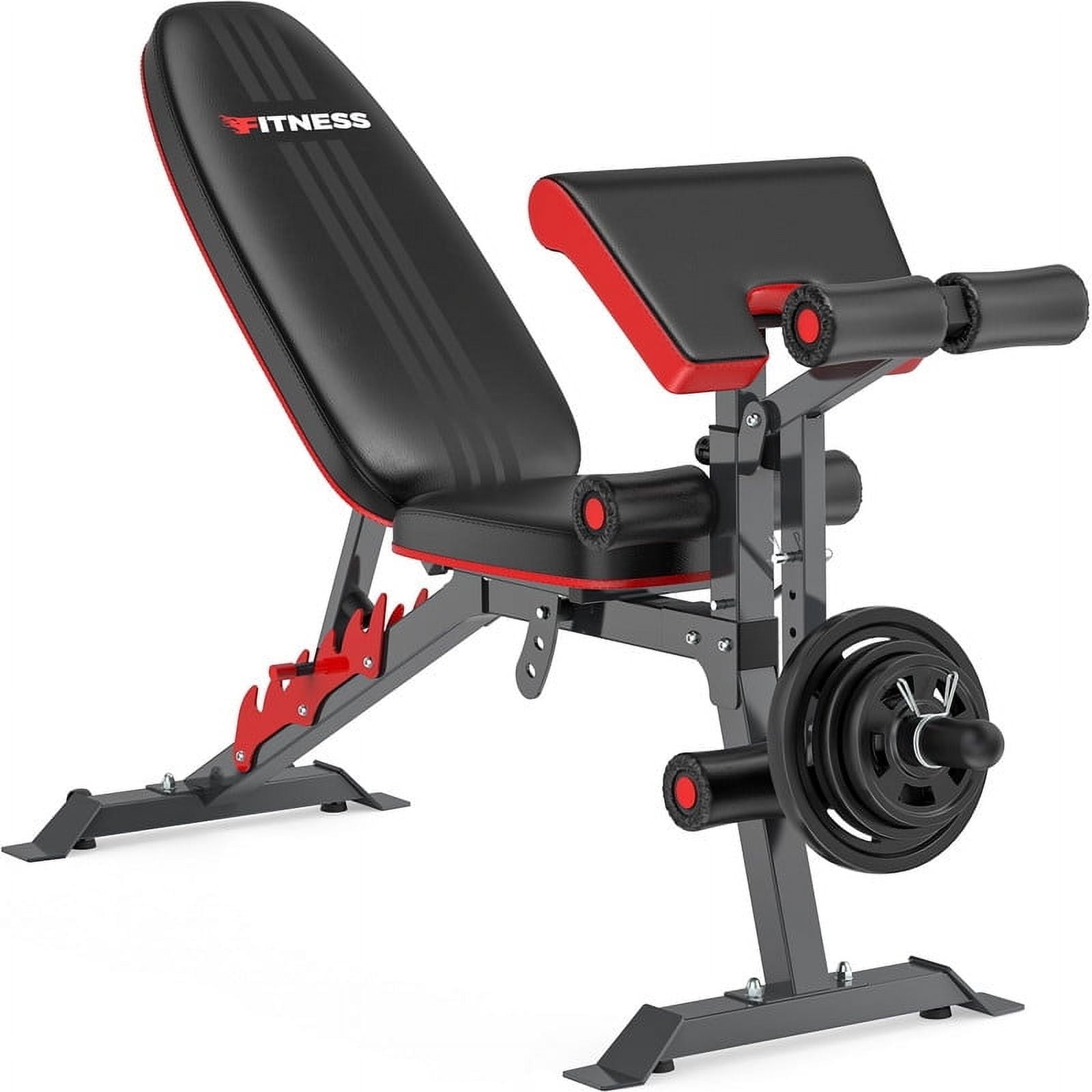 CELLOMOMO Adjustable Weight Bench, Incline Decline Heavy Duty Design ...