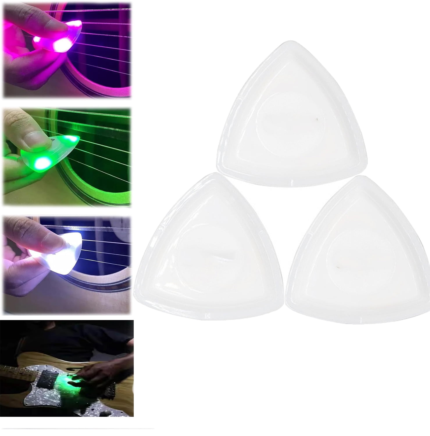 CELNNCOE Beat Picks - Beatpicks Light up Guitar Pick, Dazzling ...