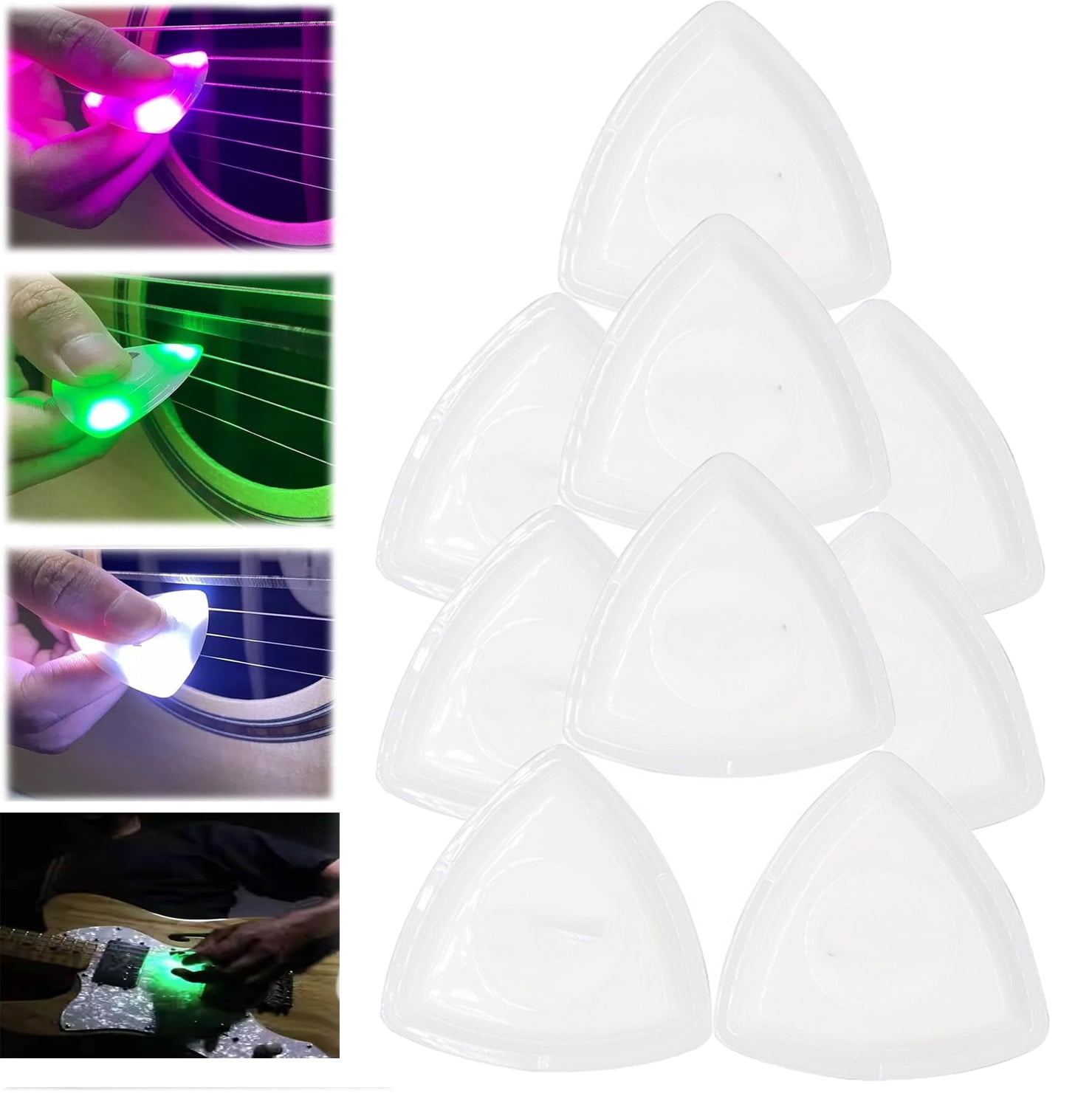 CELNNCOE Beat Picks - Beatpicks Light up Guitar Pick, Dazzling ...